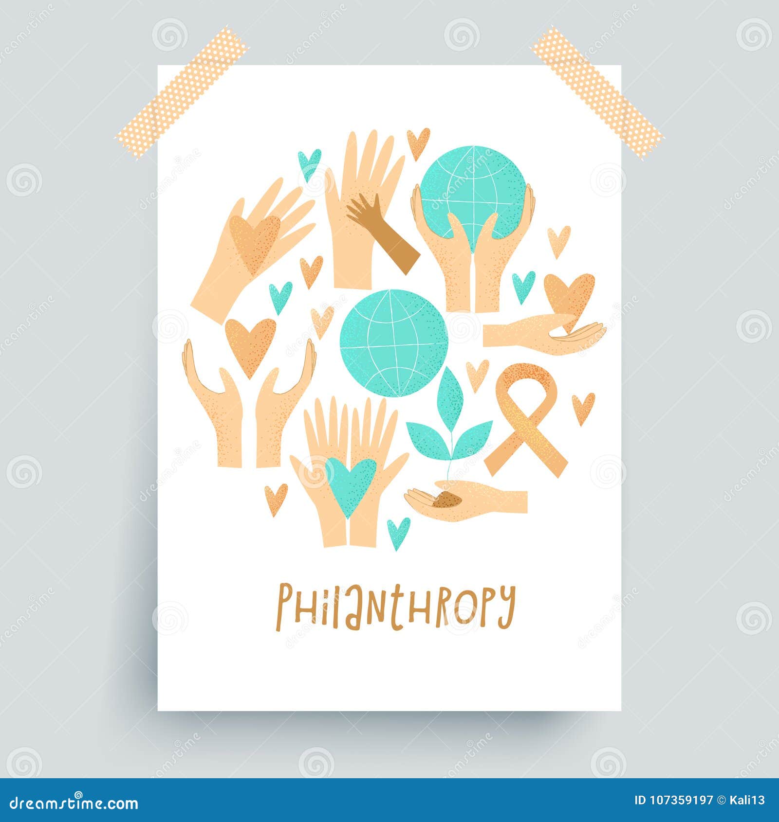 Philanthropy Design, Vector Donation Concept Stock Vector ...