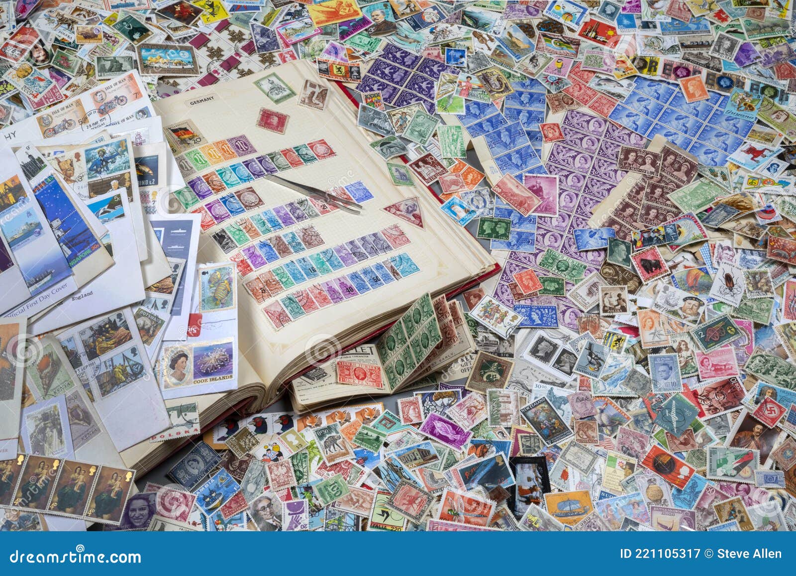 Philately - Stamp Collecting Editorial Photography - Image of ...