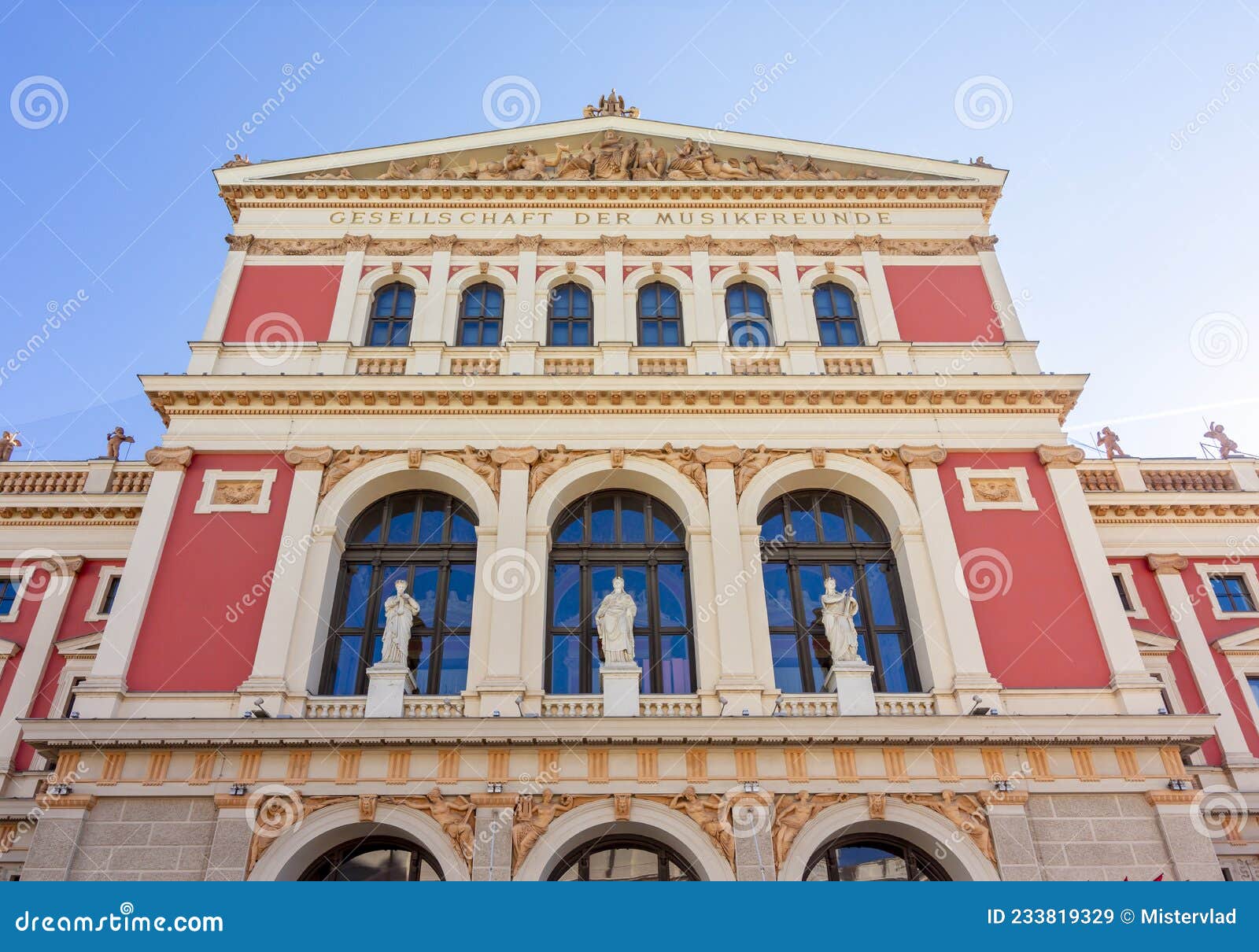 Philharmonic Building in Vienna, Austria Stock Image - Image of ...