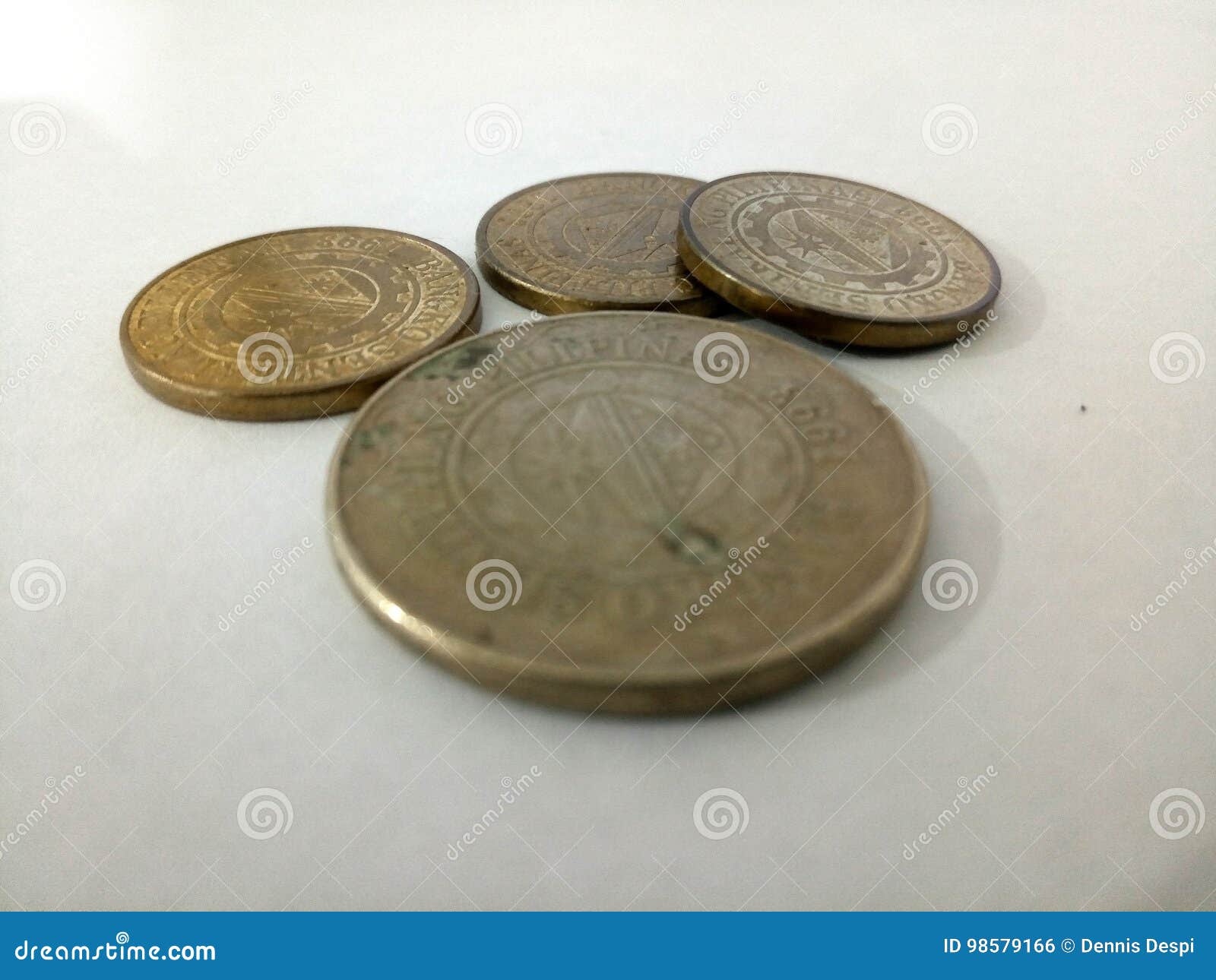Philippine Coins stock photo. Image of peso, cents, coins - 98579166