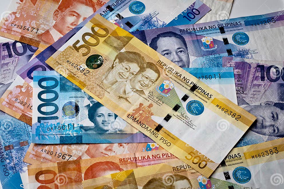 Philippine Currency stock image. Image of banknotes, currency - 21587567