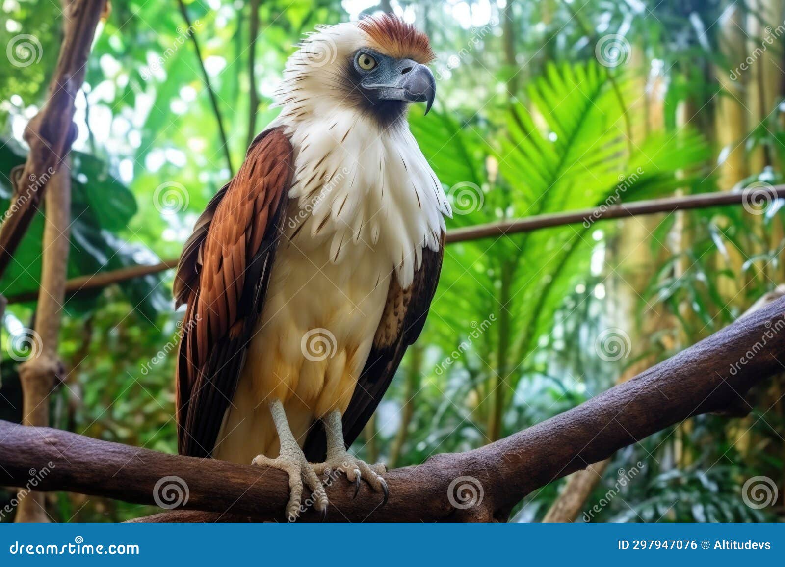 The Philippine Eagle Also Known As The Monkey-eating Eagle Royalty-Free ...