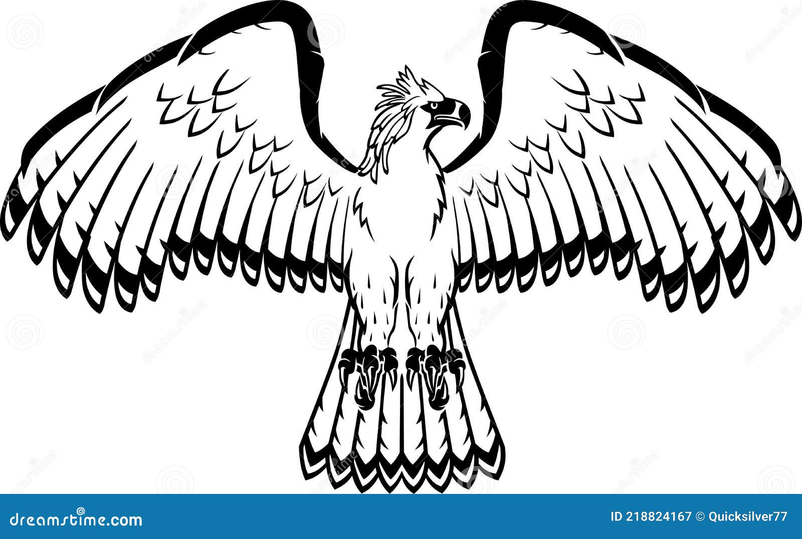 Philippine Eagle Symbol, Line Art. the Largest Eagle Stock Vector ... Philippine Eagle Symbol, Line Art. the Largest Eagle Stock Vector ...