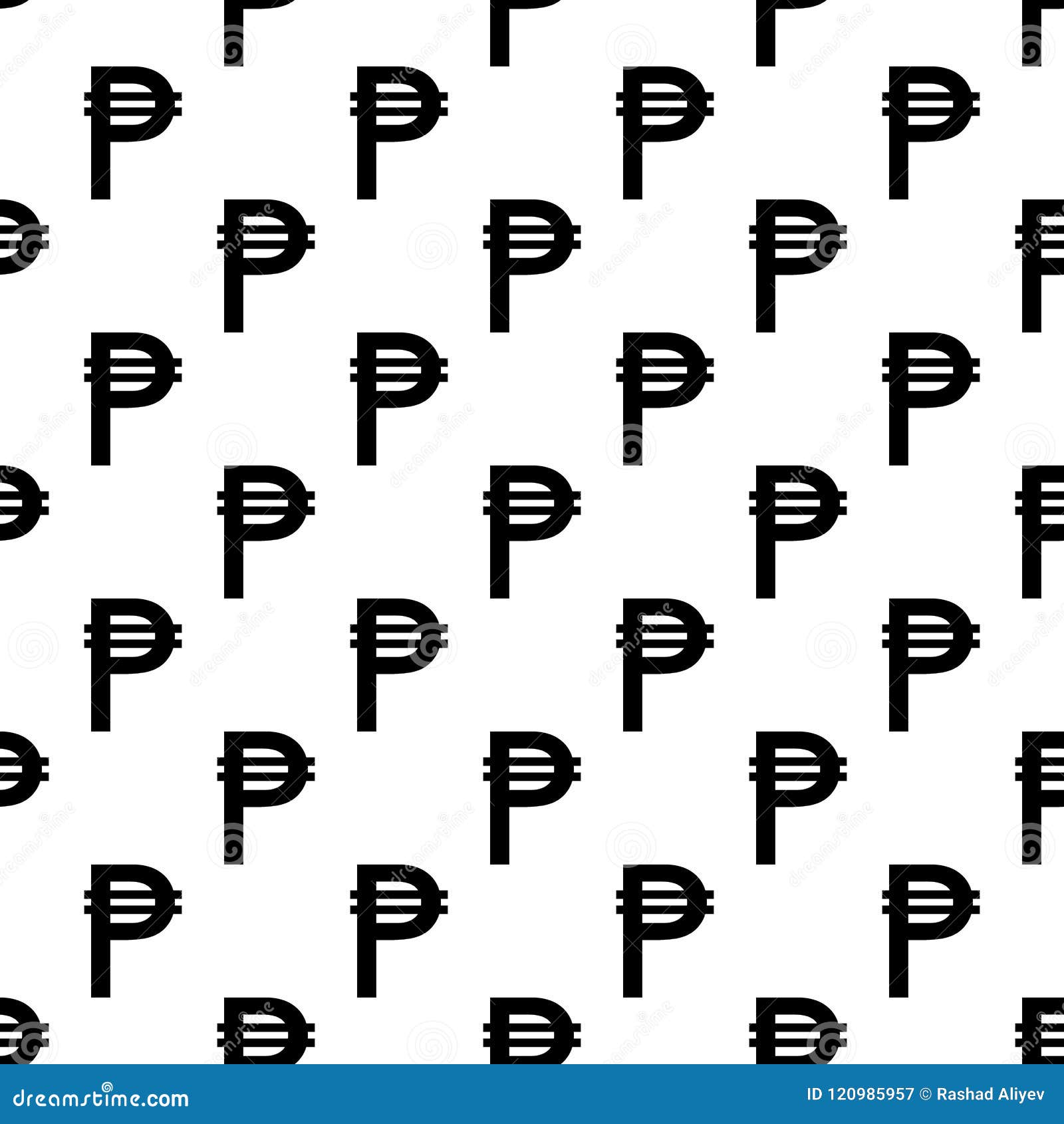 Philippine Peso Icon in Pattern Style Stock Illustration - Illustration ...