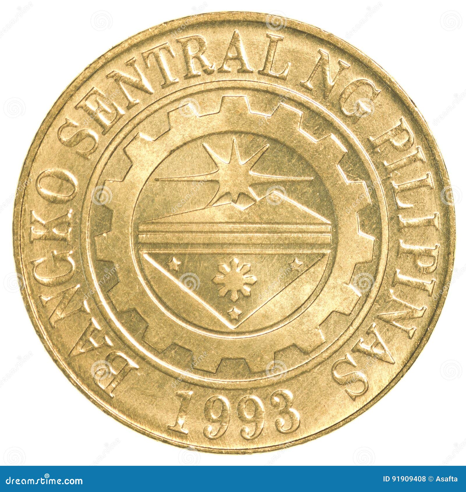 25 Philippine sentimo coin stock photo. Image of object - 91909408