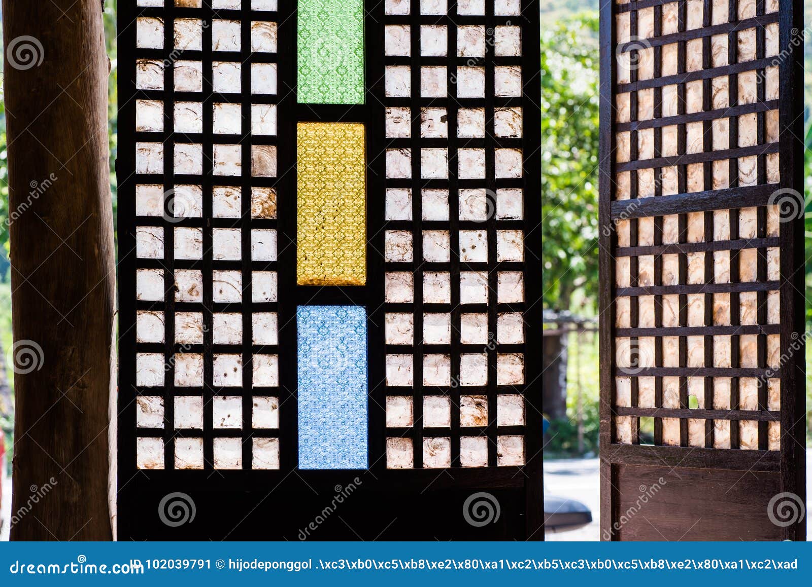 Philippine Traditional Window Pane Stock Image - Image of restoration ...