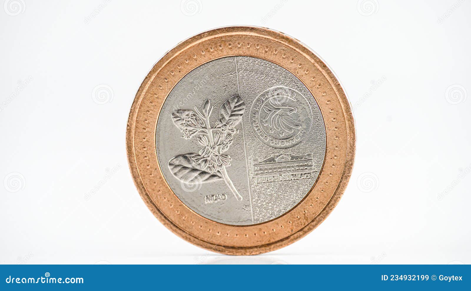Philippine Twenty Pesos Coins Stock Image - Image of digital, face ...