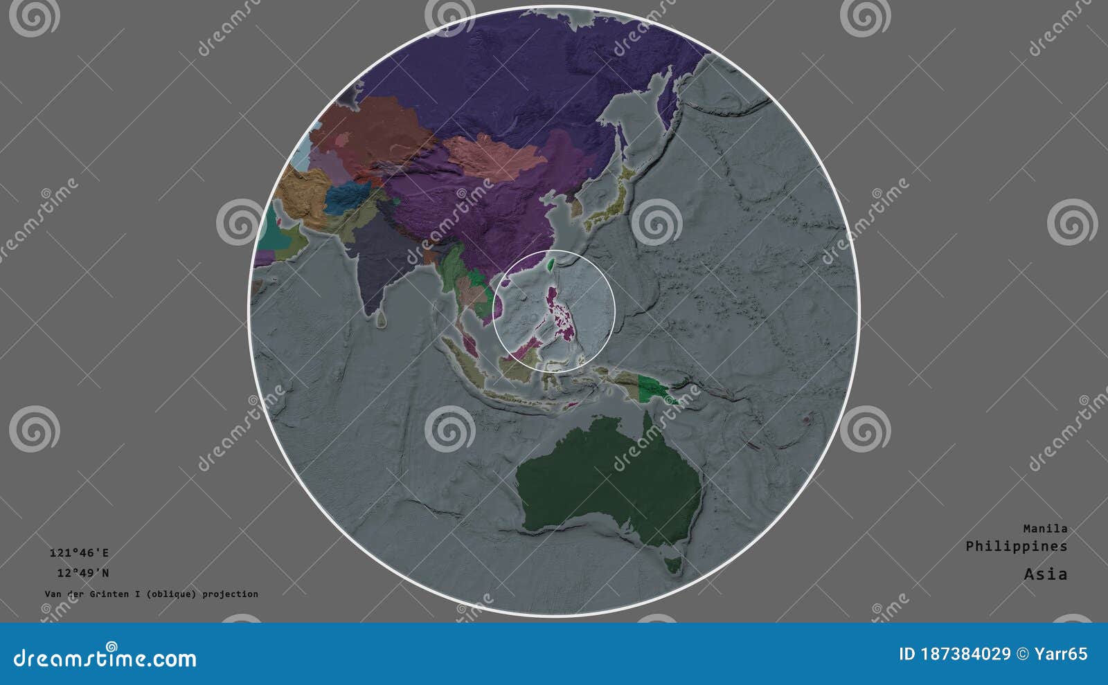 Philippines - Administrative. Localized Stock Illustration ...