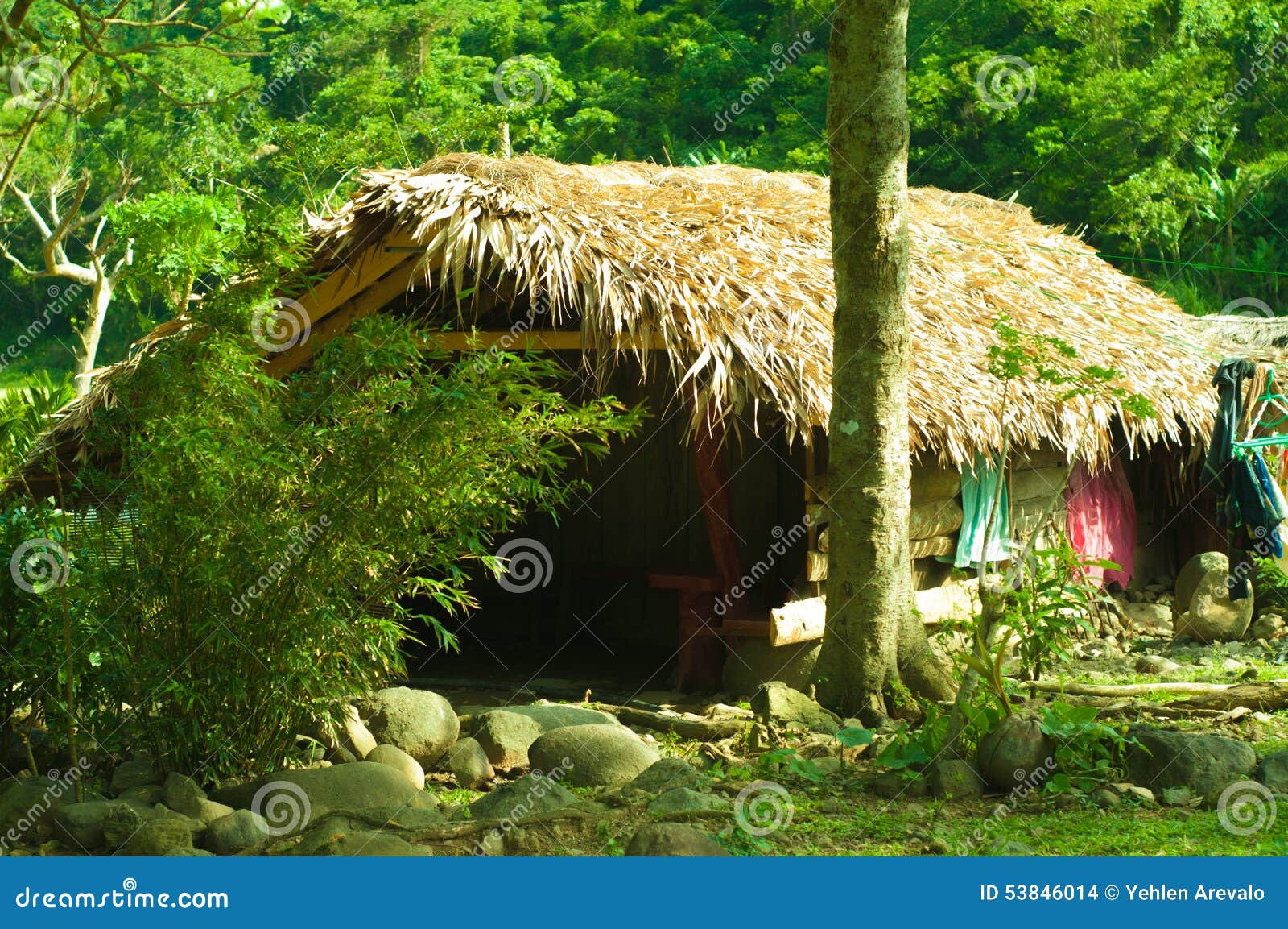 The Philippines Bahay Kubo stock photo. Image of farm - 53846014