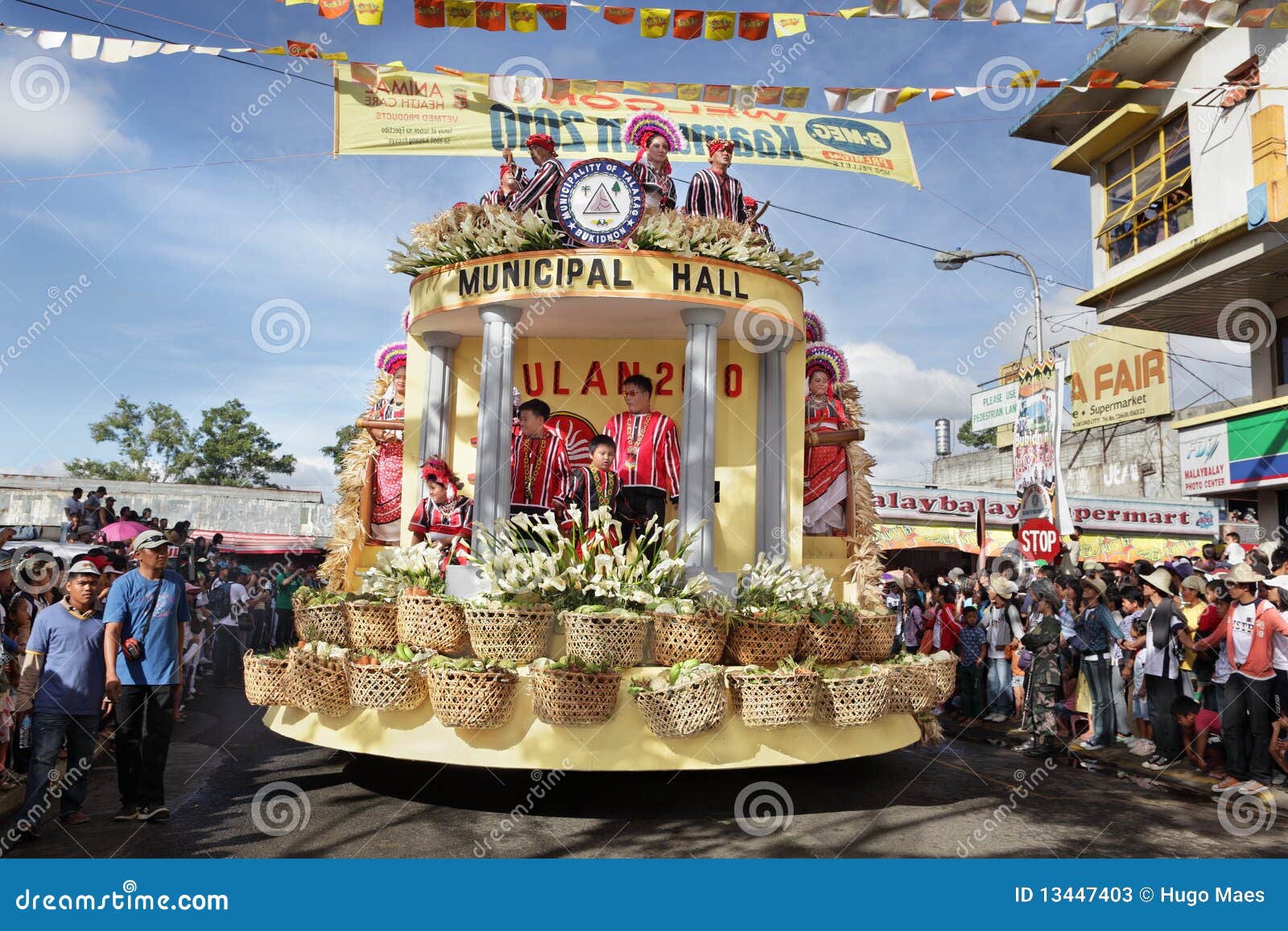 Philippines Bukidnon Tribal Float Editorial Stock Photo - Image of ...