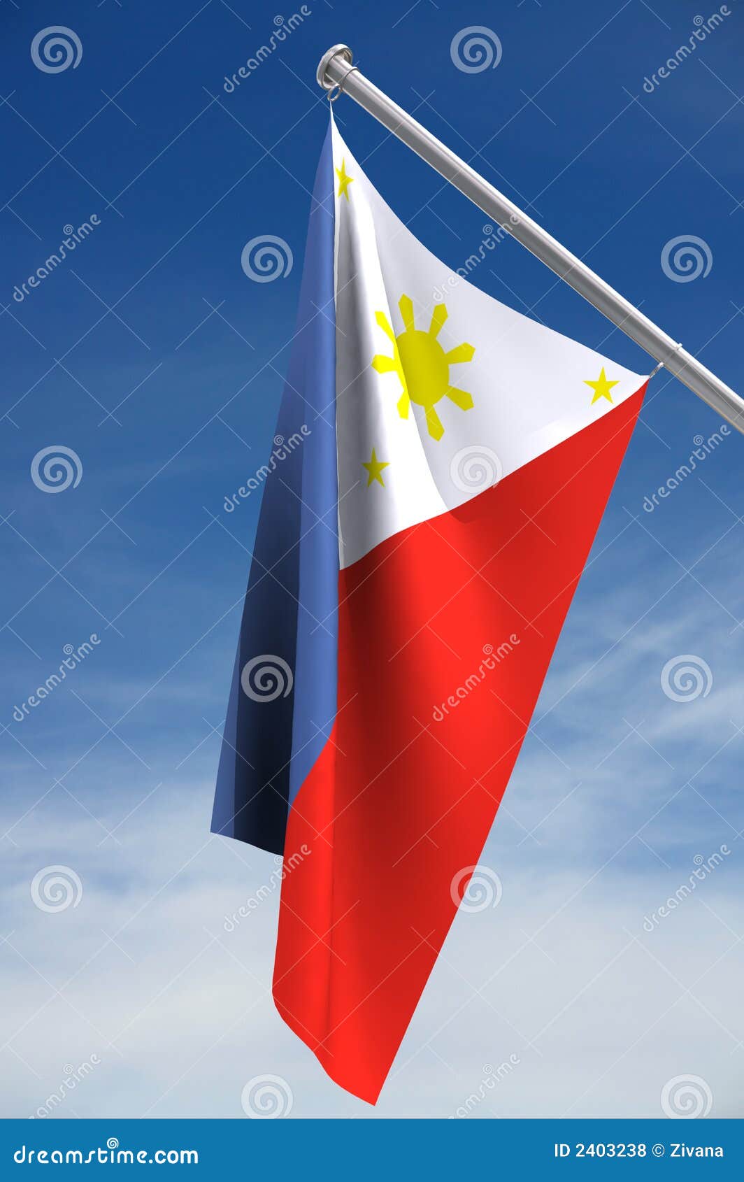 Philippine Flag Vertical