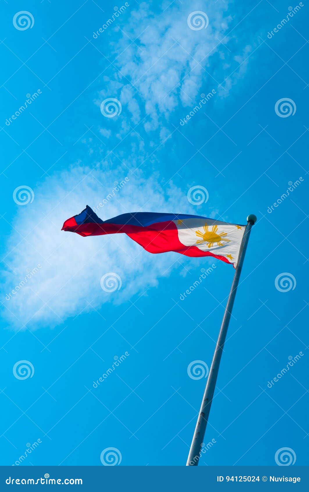 Philippines flag stock photo. Image of kite, colors, flag - 94125024