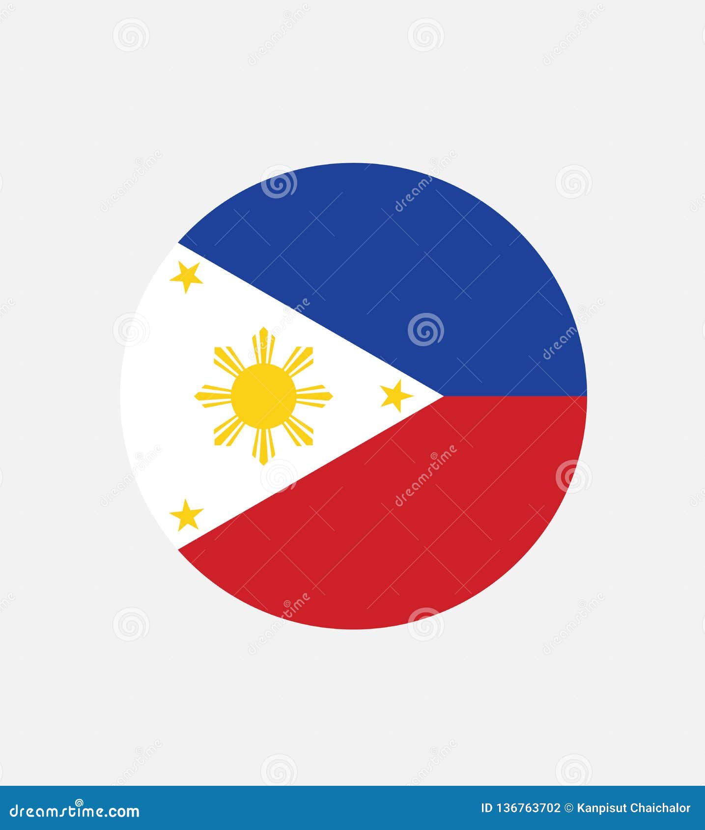 Philippines Flag, Official Colors and Proportion Correctly. National ...