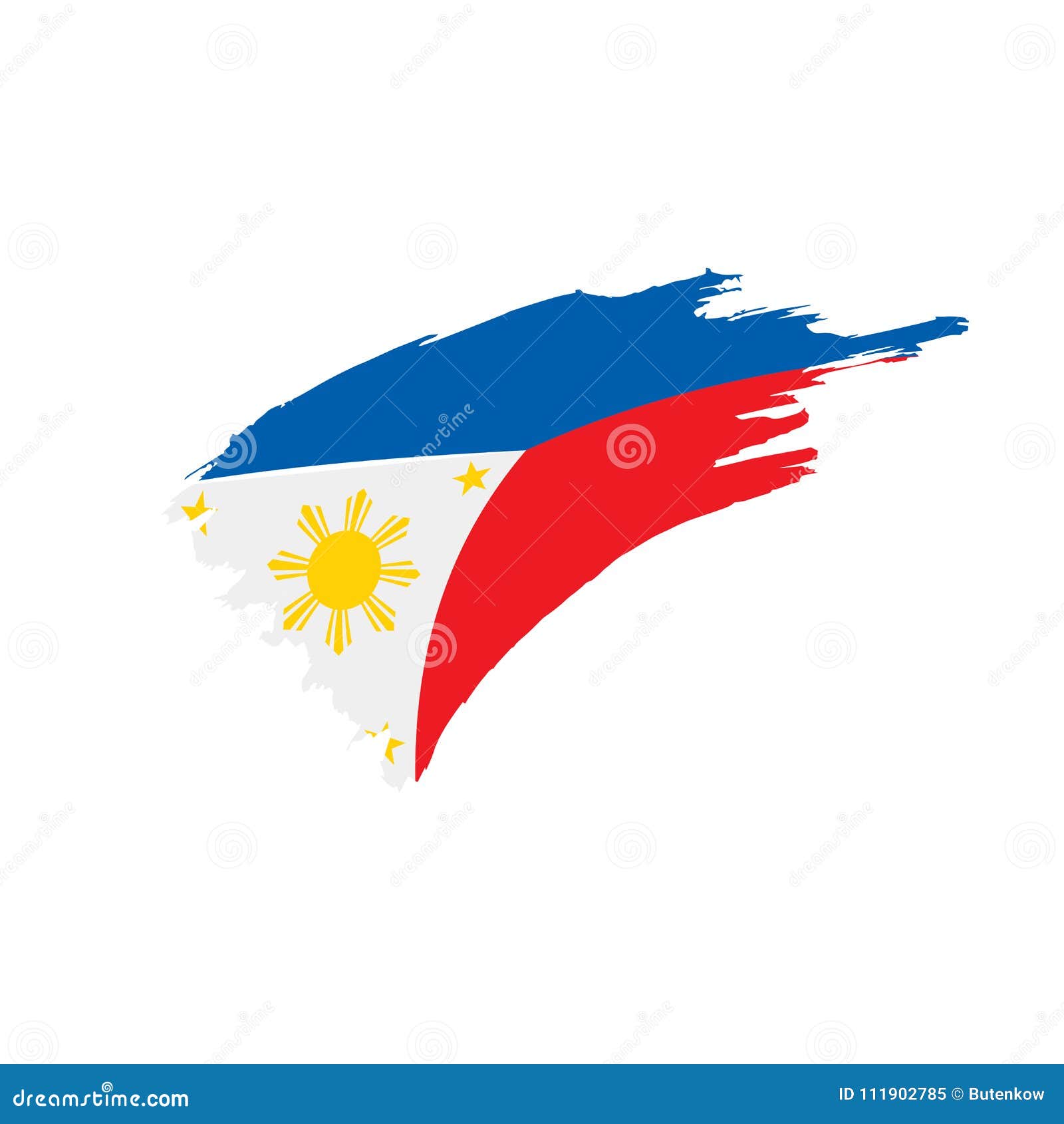 Philippines Star Vector Clipart