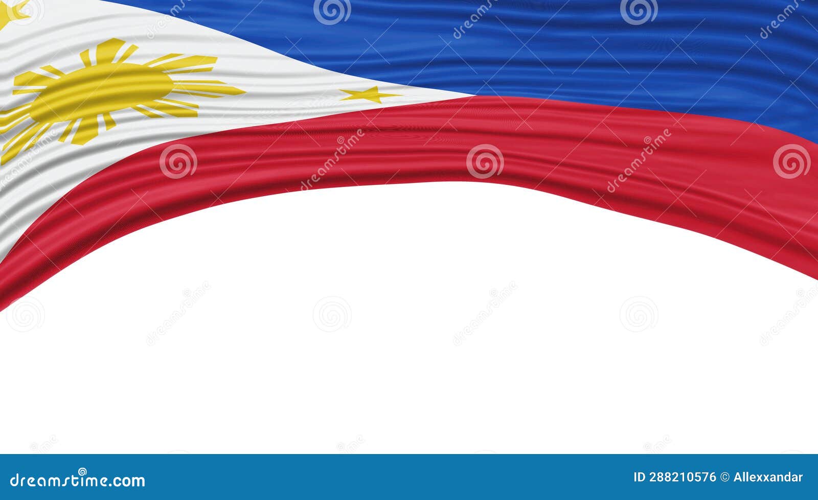 Philippines Flag Wave, National Flag Stock Illustration - Illustration ...