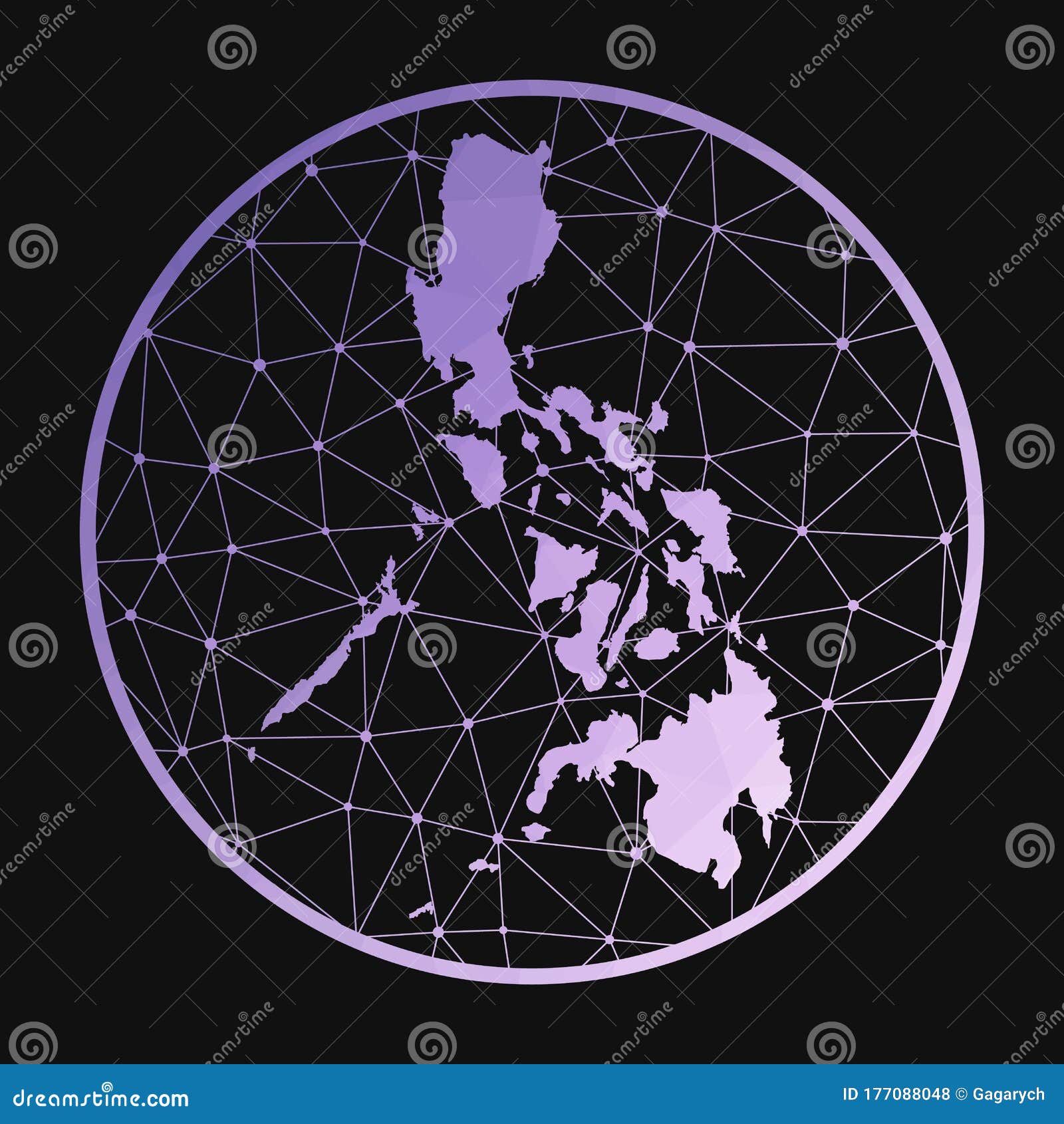 Philippines icon. stock vector. Illustration of graphic - 177088048