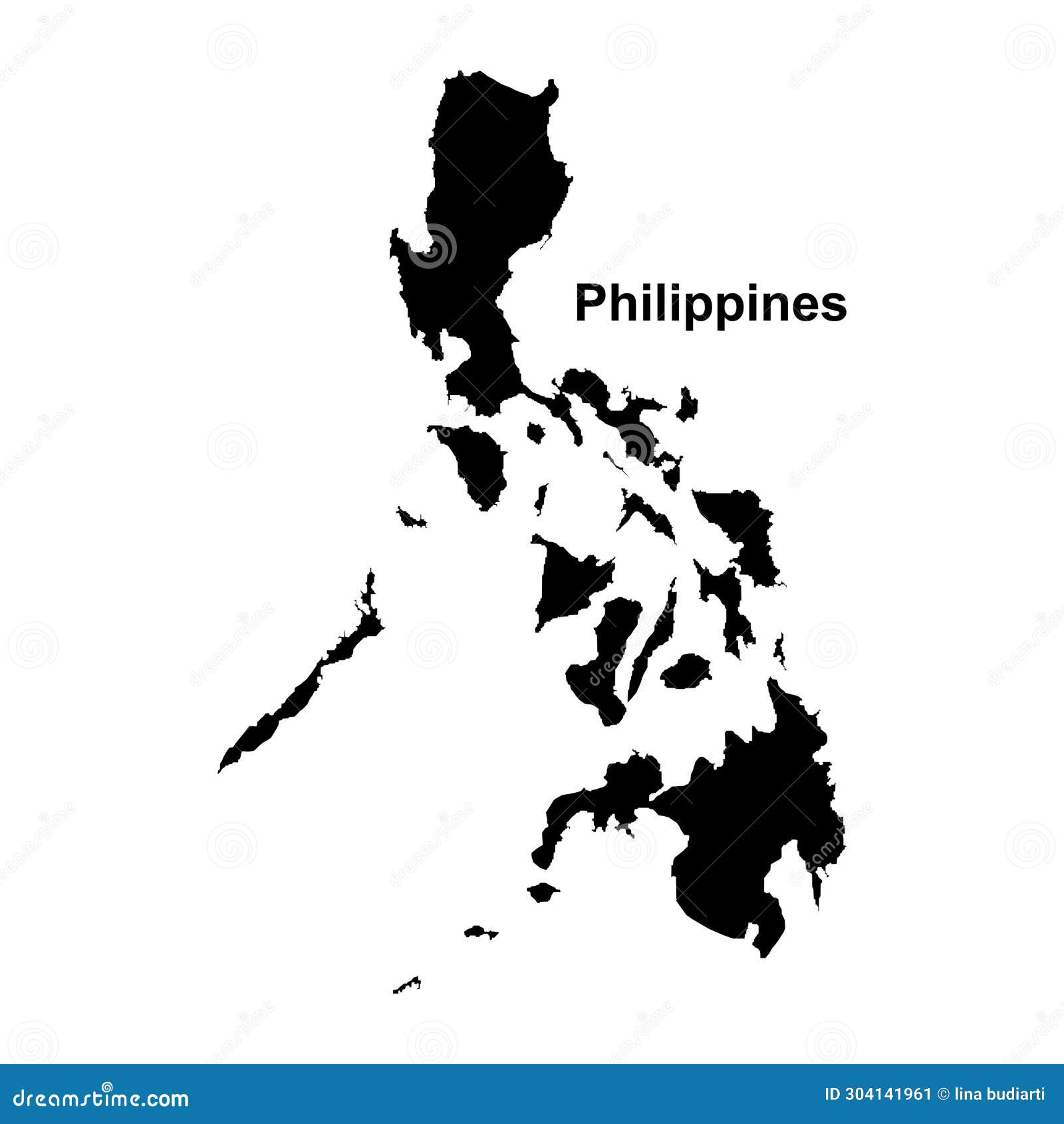 Philippines map icon stock illustration. Illustration of territory ...
