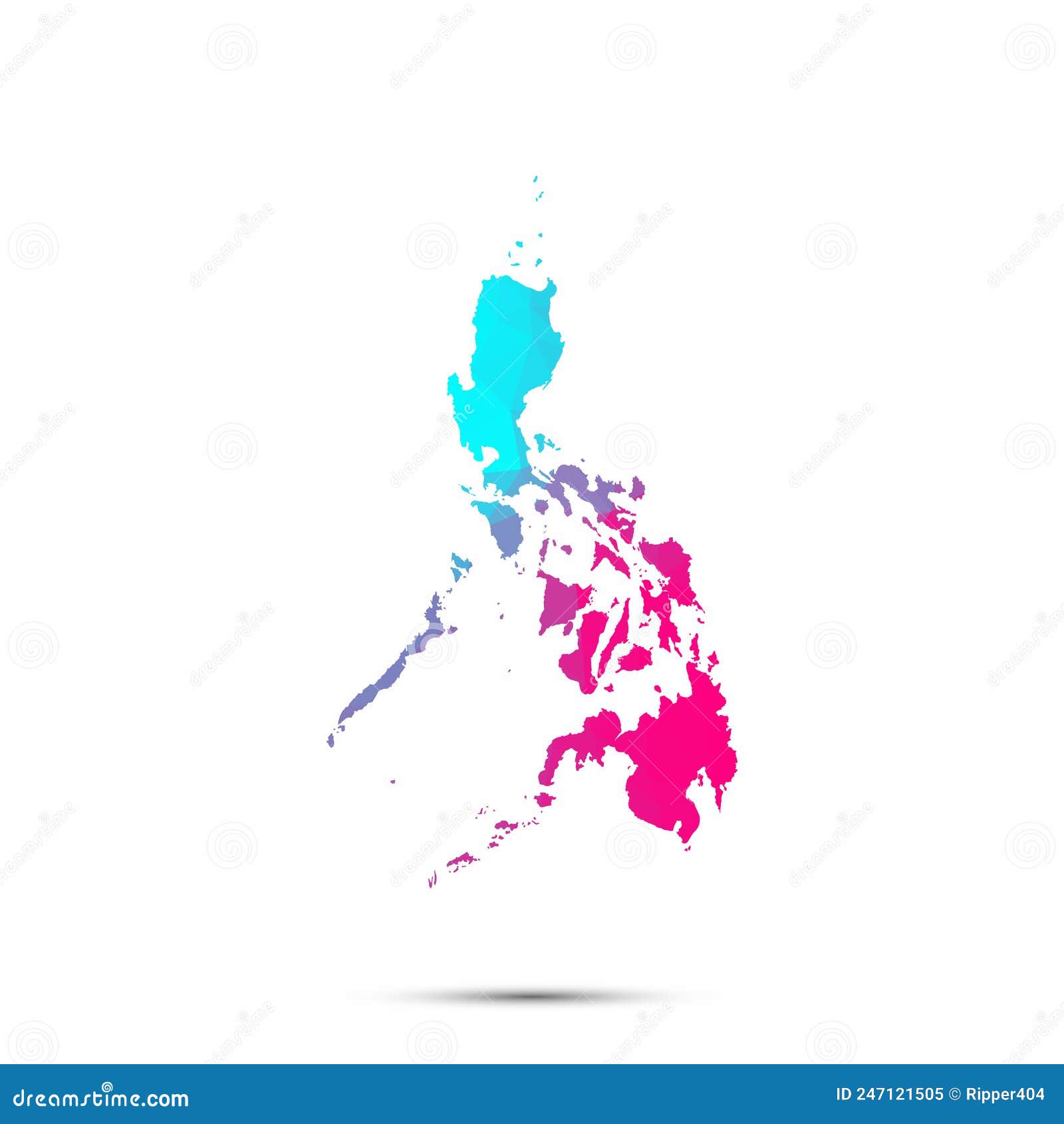 Philippines Low Poly Logo. Cartoon Vector | CartoonDealer.com #156520499