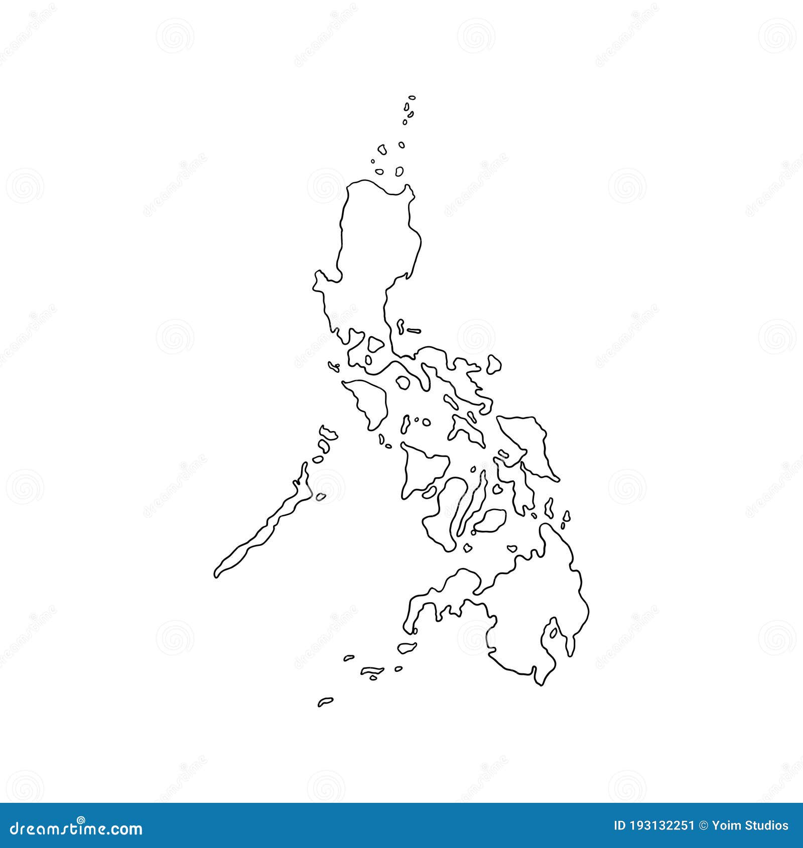 Philippines Map Vector Design Template Illustration Stock Vector ...