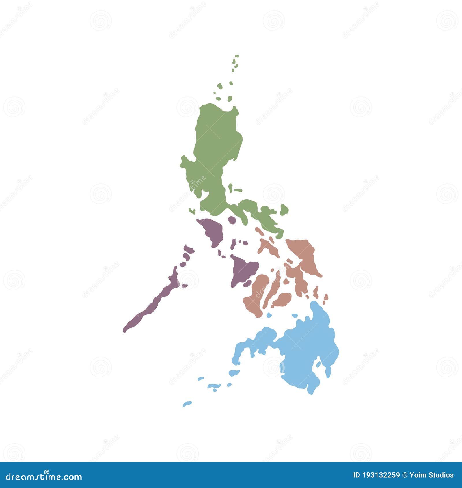 Philippines Map Vector Design Template Illustration Stock Vector ...