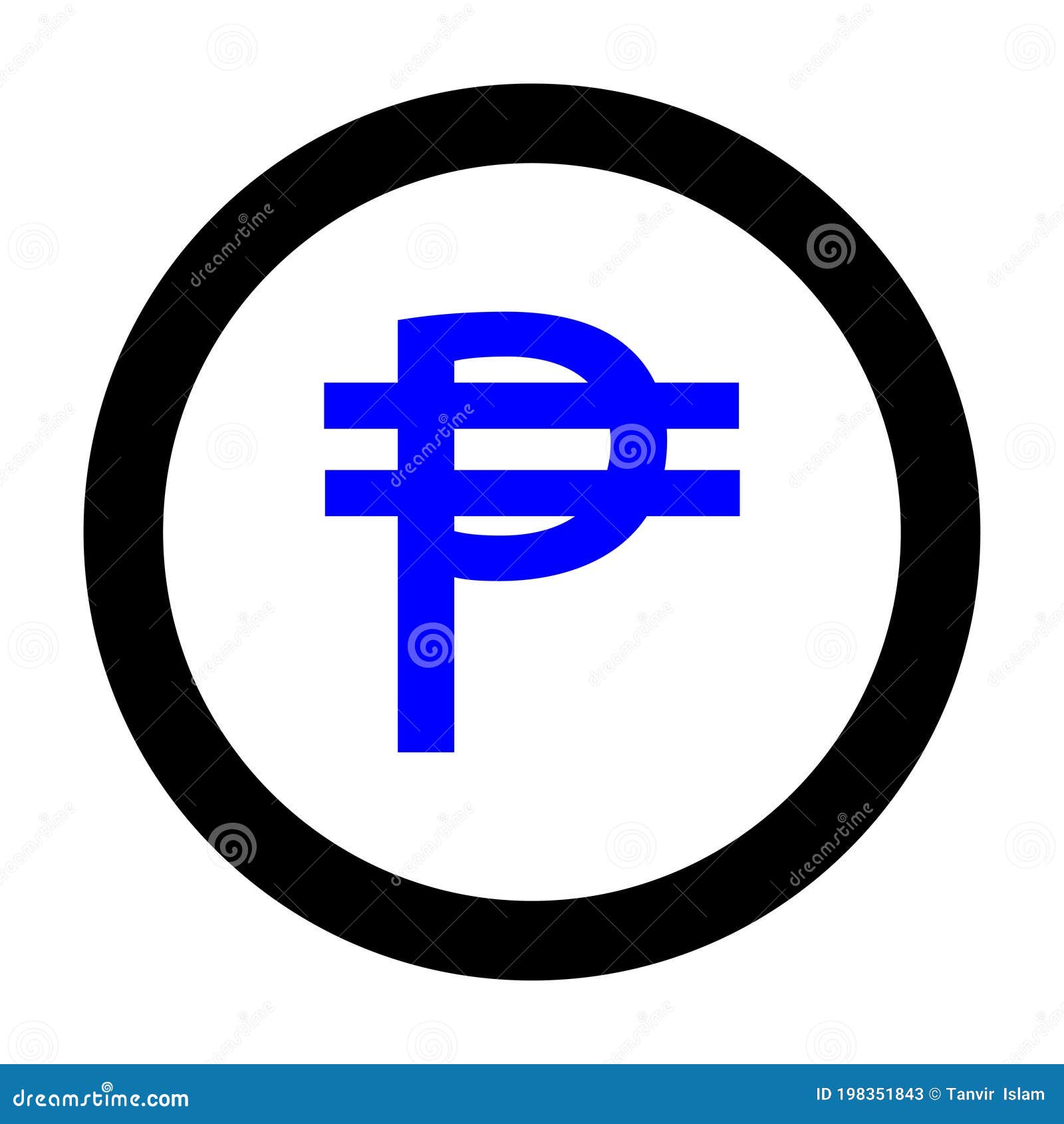 Philippines Peso Currency Icon Stock Vector - Illustration of icon ...