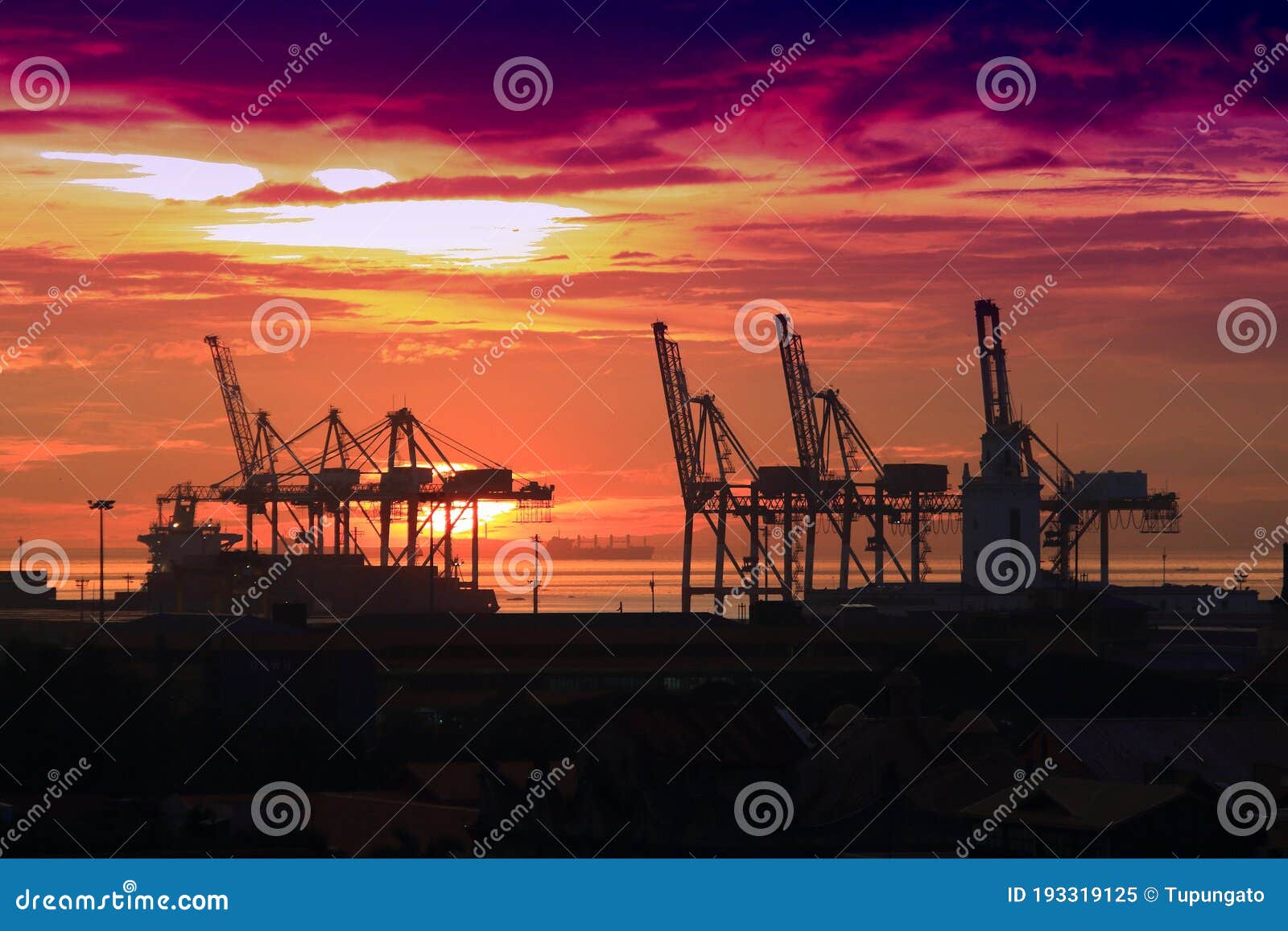 Philippines - Port of Manila Stock Image - Image of port, freight ...