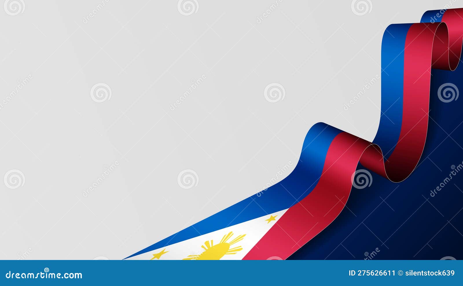 Philippines Ribbon Flag Background Vector Illustration | CartoonDealer ... Philippines Ribbon Flag Background Vector Illustration | CartoonDealer ...