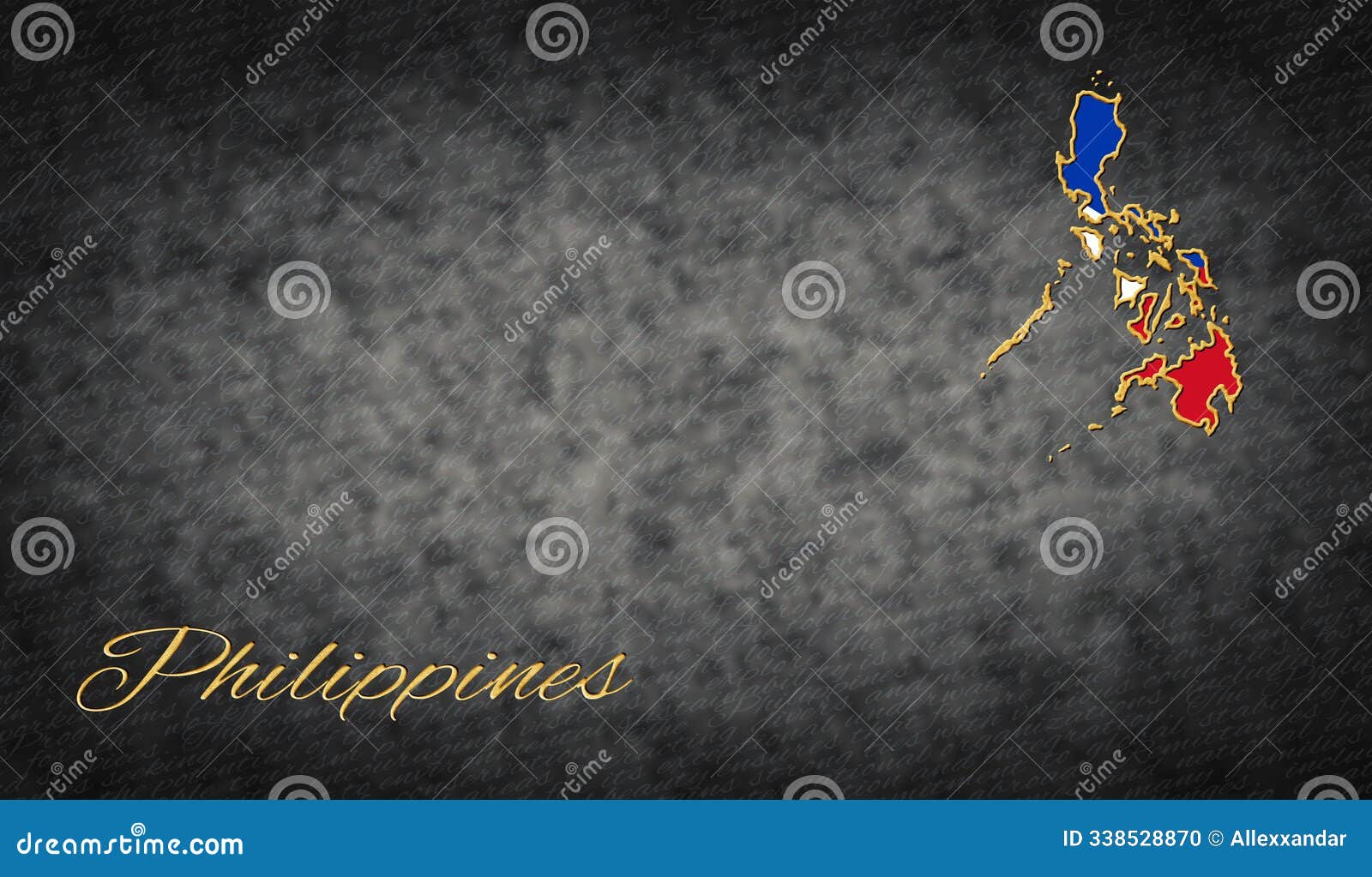 Philippines Symbols, Map of Philippines Stock Photo - Image of beaches ...