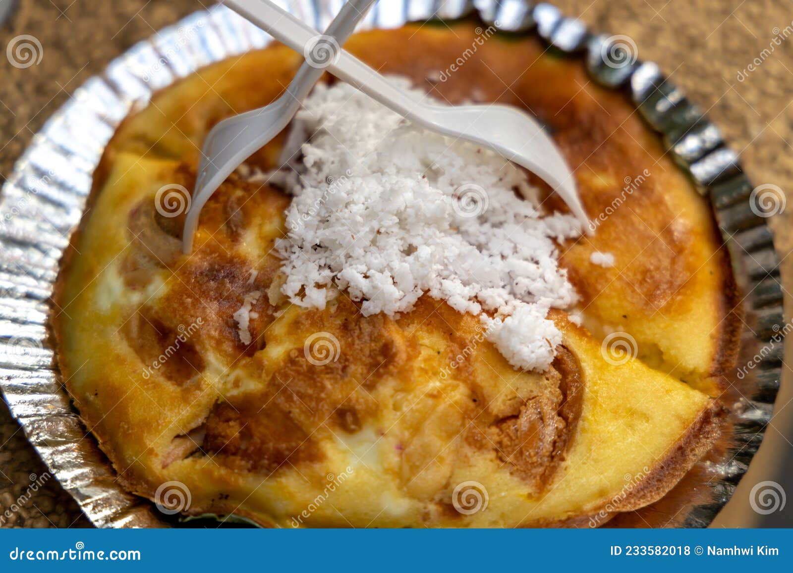 Philippines Traditional Desert Bebinca Stock Photo - Image of quezon ...