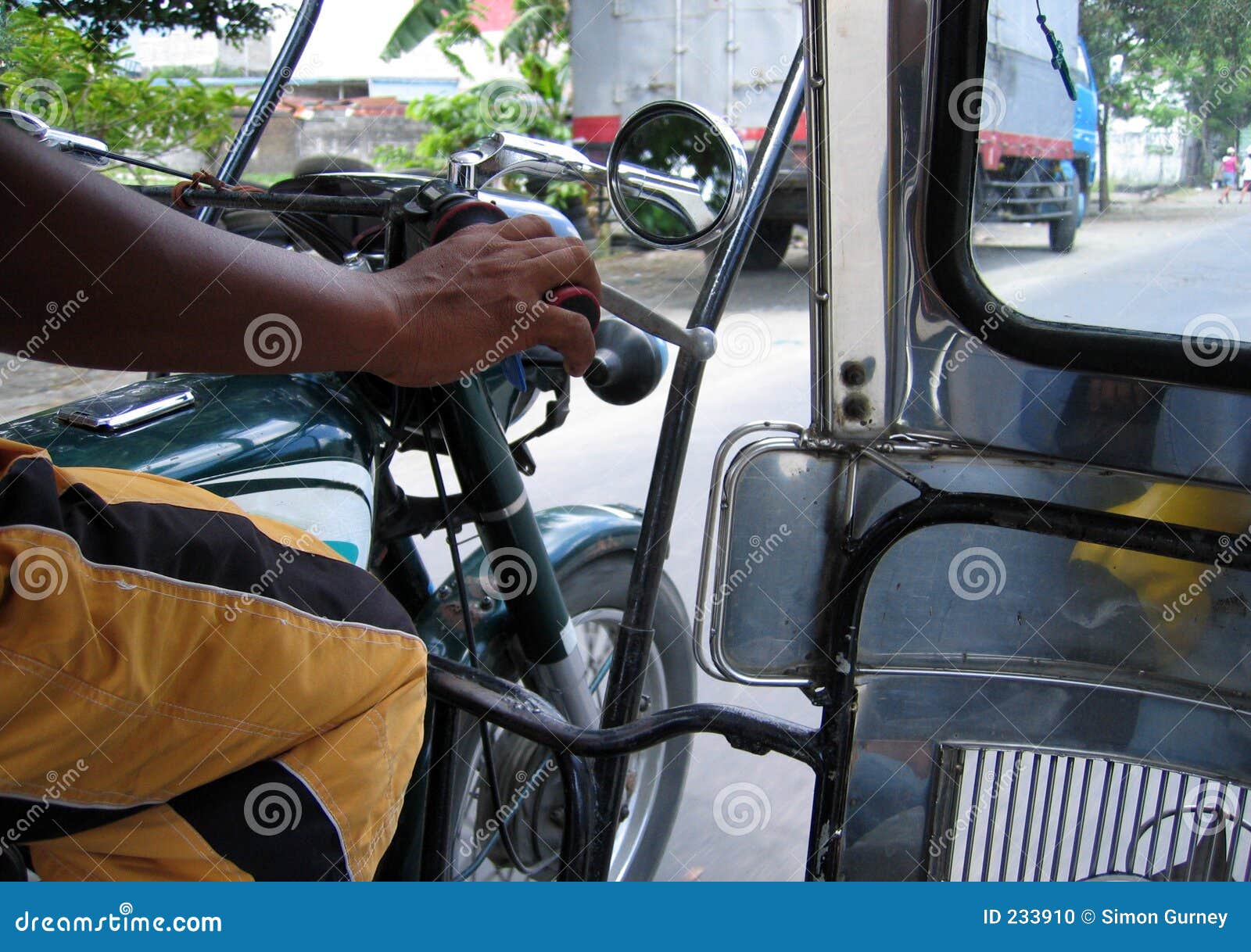 Philippines Tricycle stock photo. Image of street, traffic - 233910