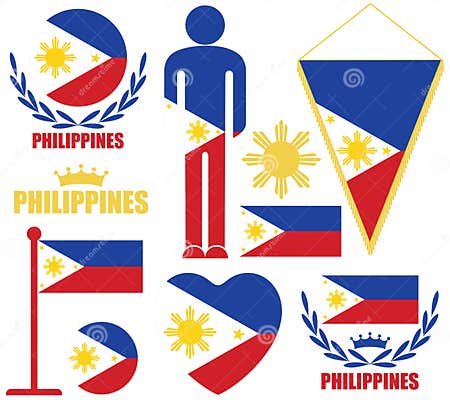 Philippines stock vector. Illustration of circle, sign - 49428211