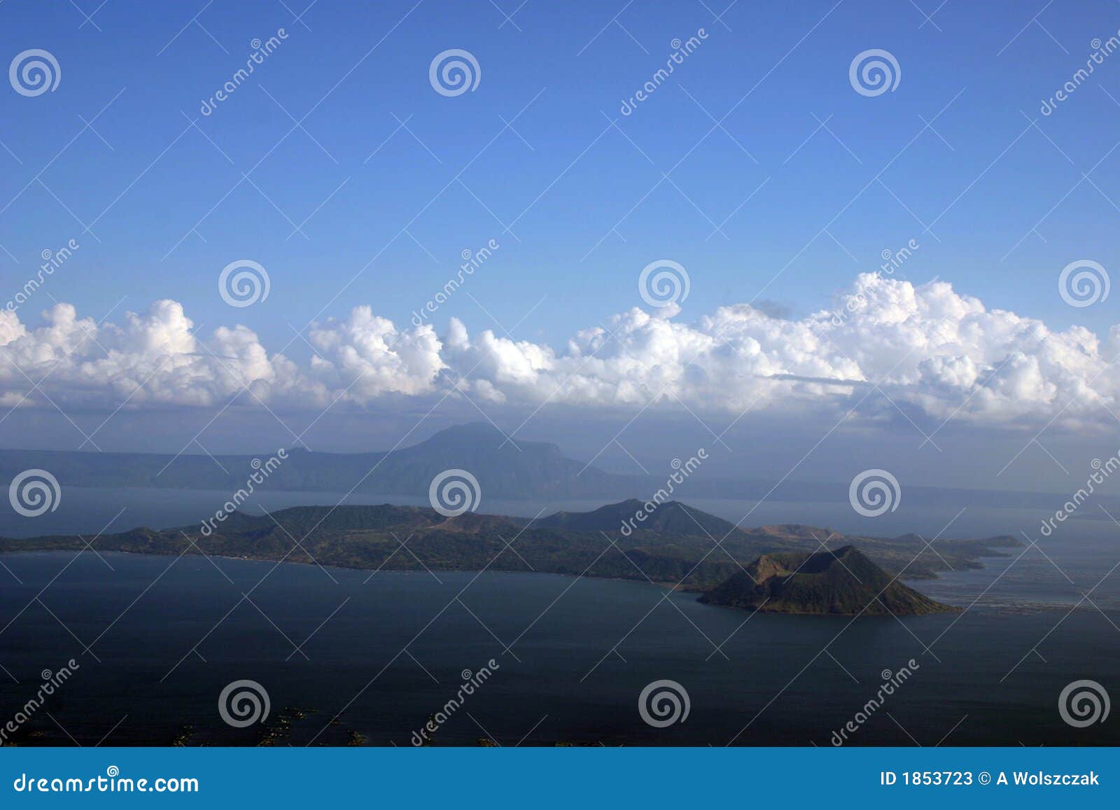 Philippines Volcano stock image. Image of ocean, smallest - 1853723