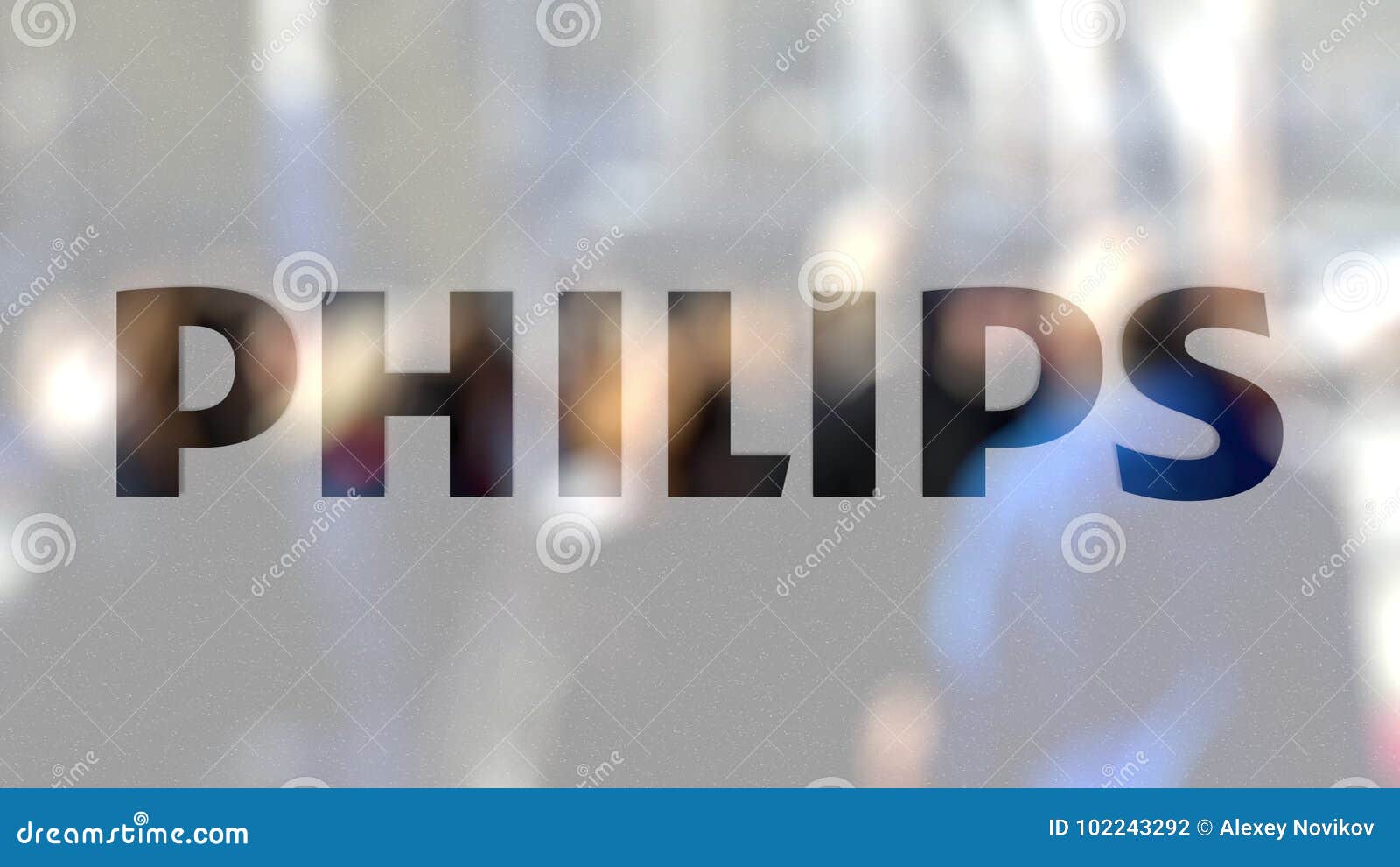 Philips Logo Made Of Hexadecimal Symbols On Computer Screen. Editorial ...