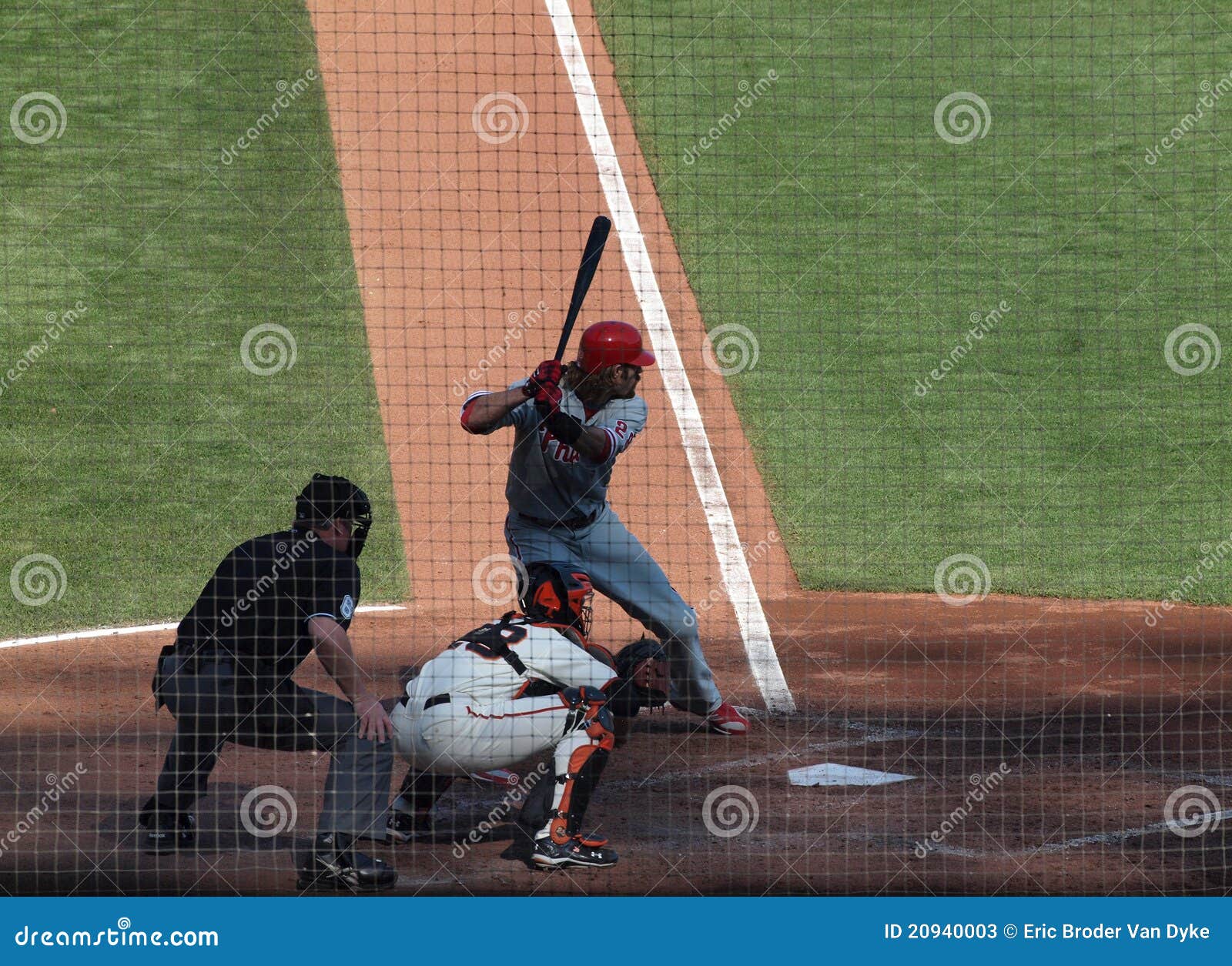 Phillies Jayson Werth Stands in the Batters Box Editorial Stock Photo ...