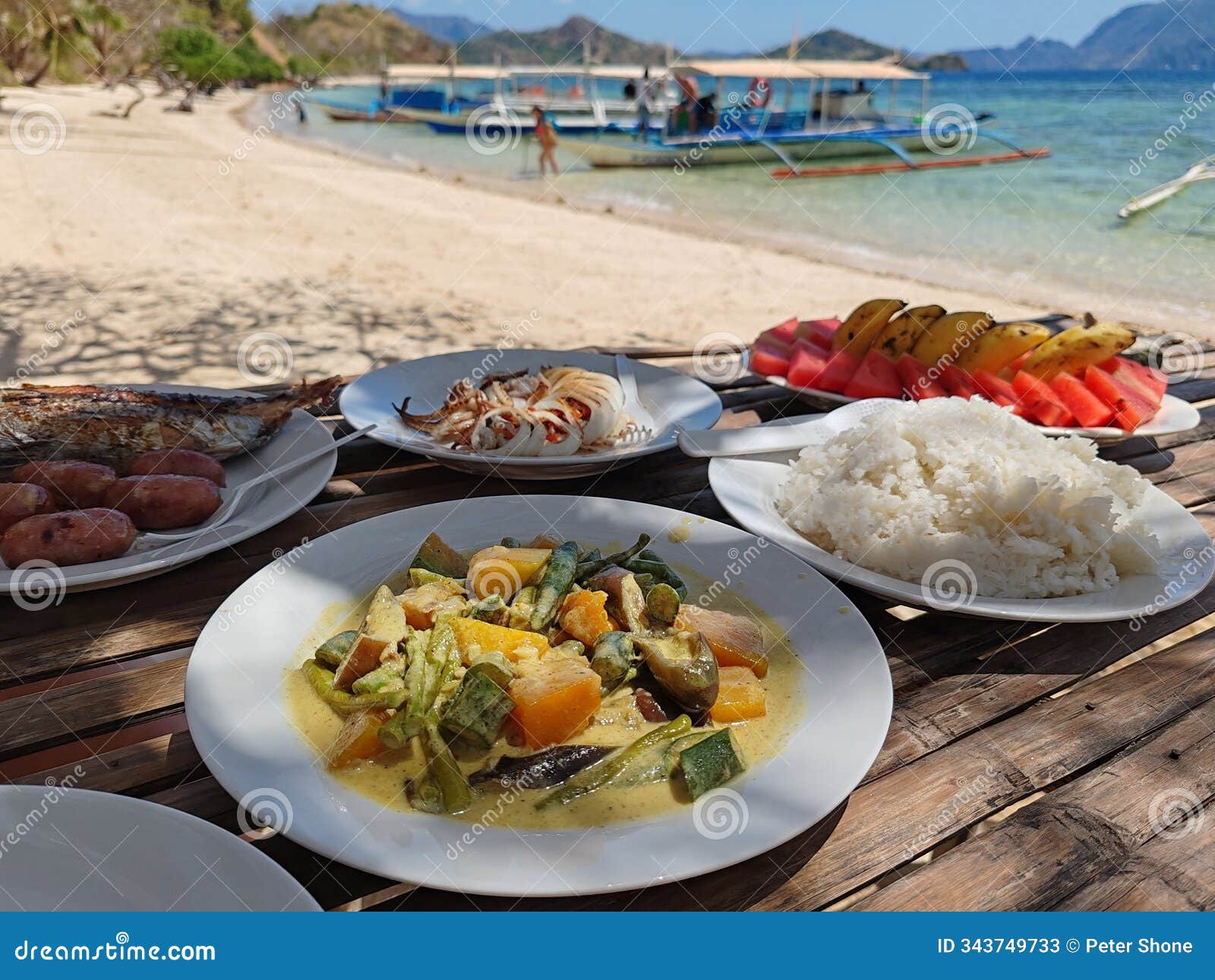 Lunch On The Beach Stock Photo | CartoonDealer.com #13010514