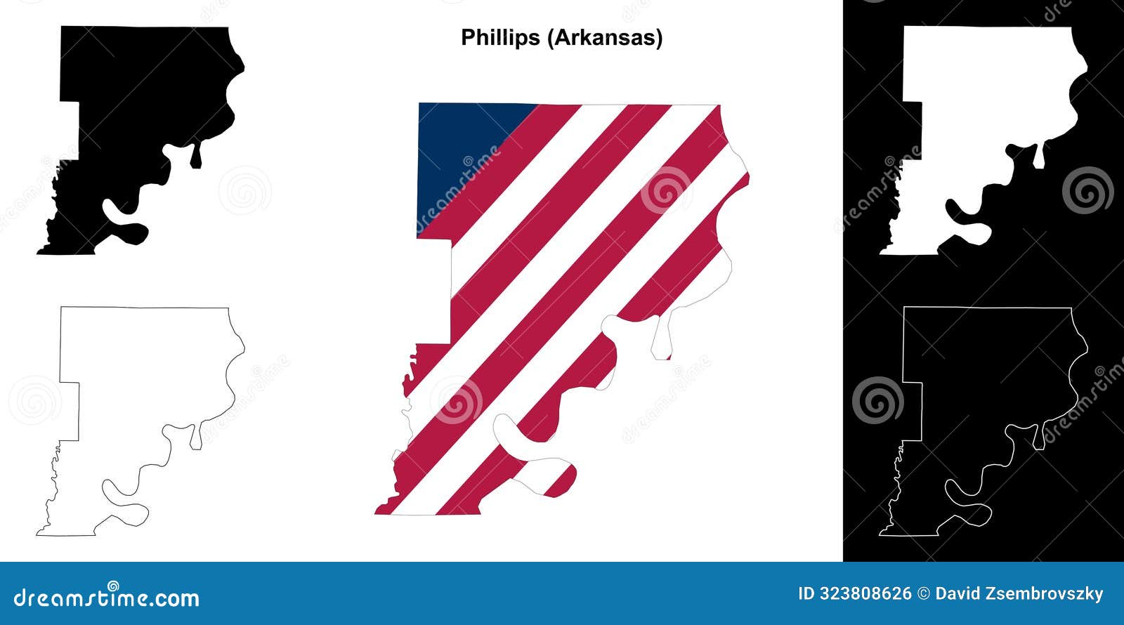 Phillips outline map stock illustration. Illustration of outline ...