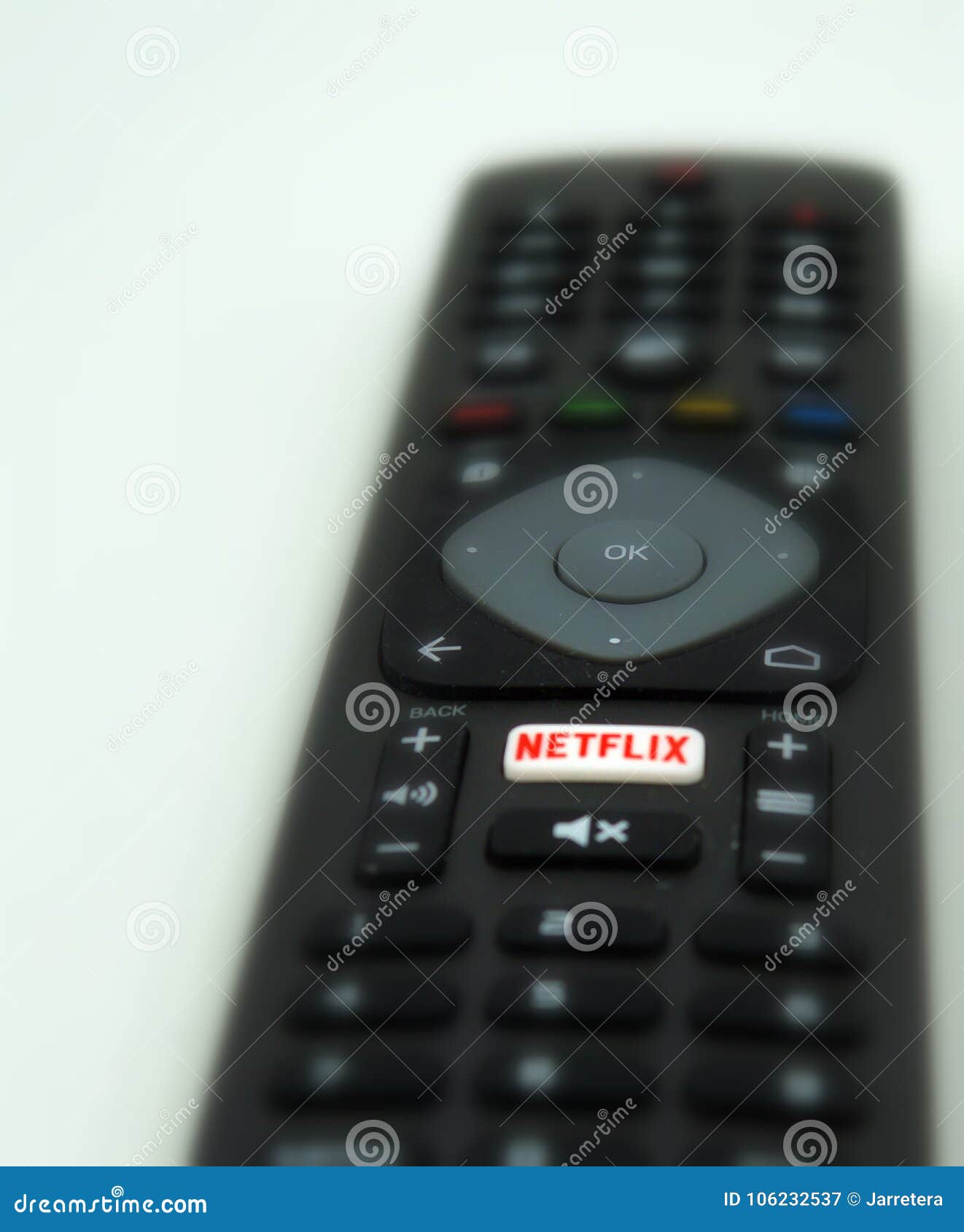 Phillips TV Remote Control with a Netflix Button in the Center ...