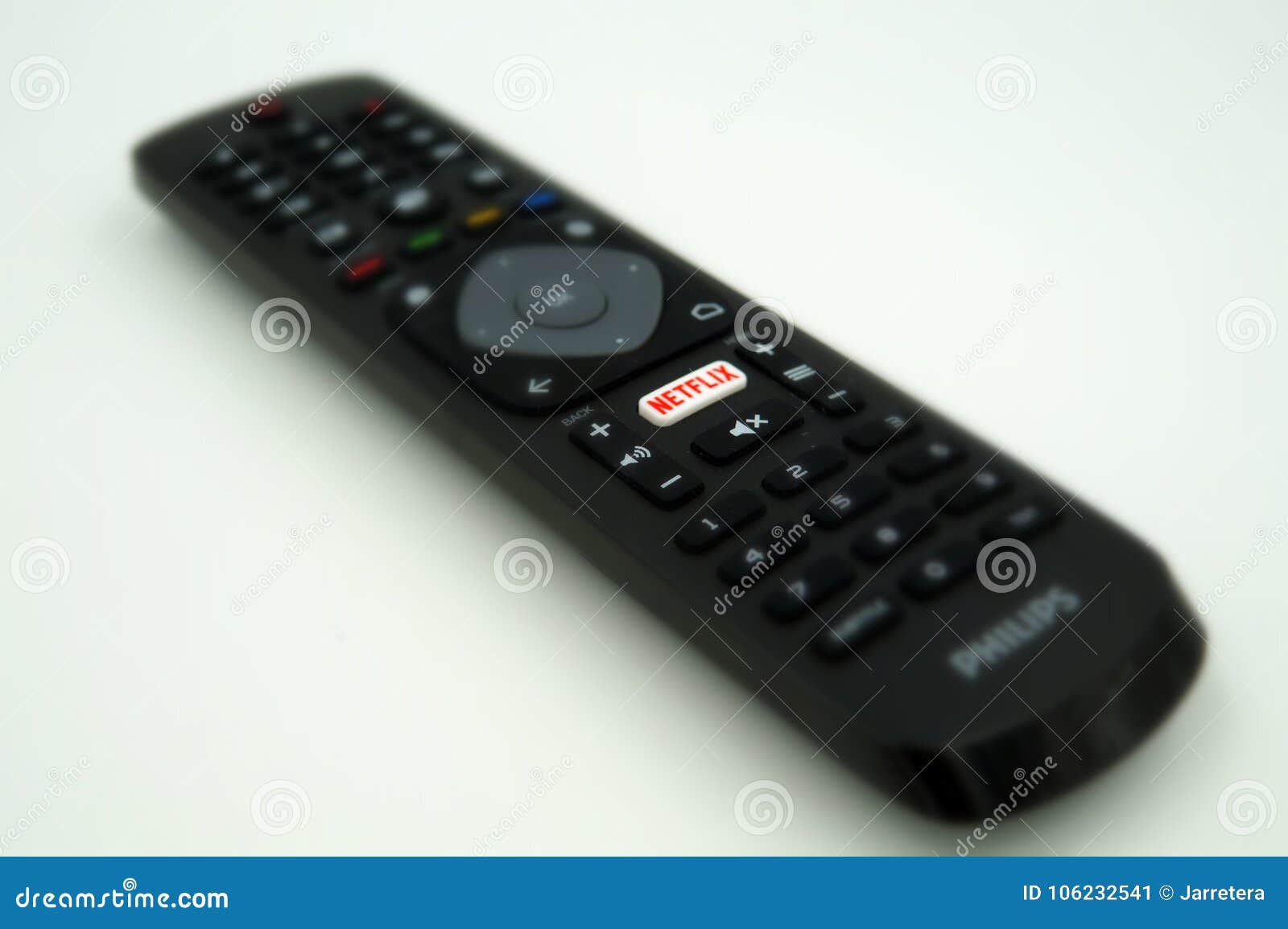 Phillips TV Remote Control with a Netflix Button in the Center ...
