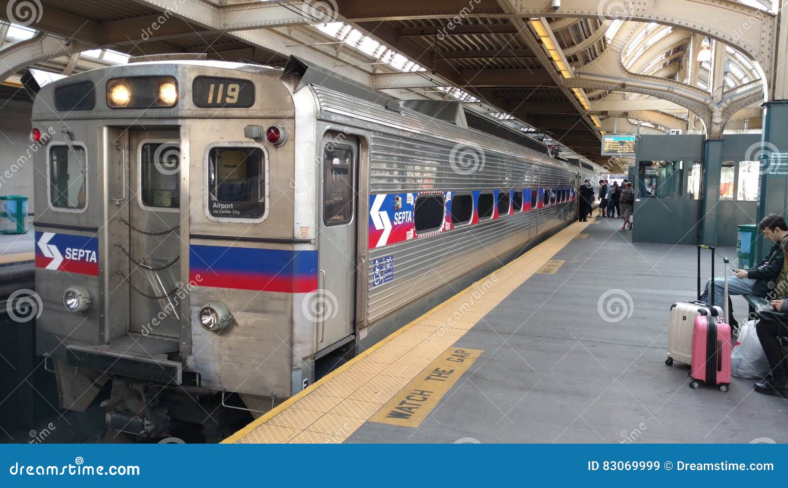 Philly train editorial stock image. Image of train, philly - 83069999