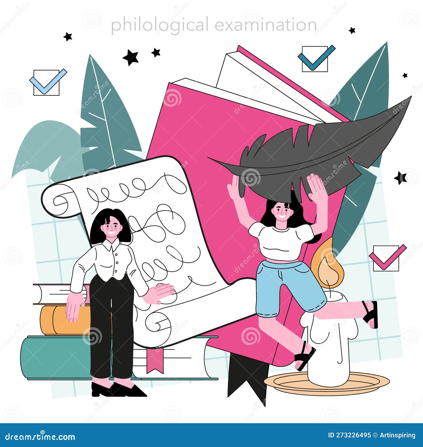 Philologist Concept. Scientific Study of Language, Its History and ...