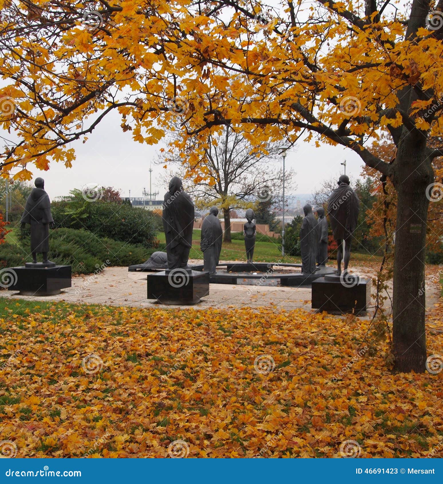 The Philosophers Garden stock image. Image of tree, trees - 46691423
