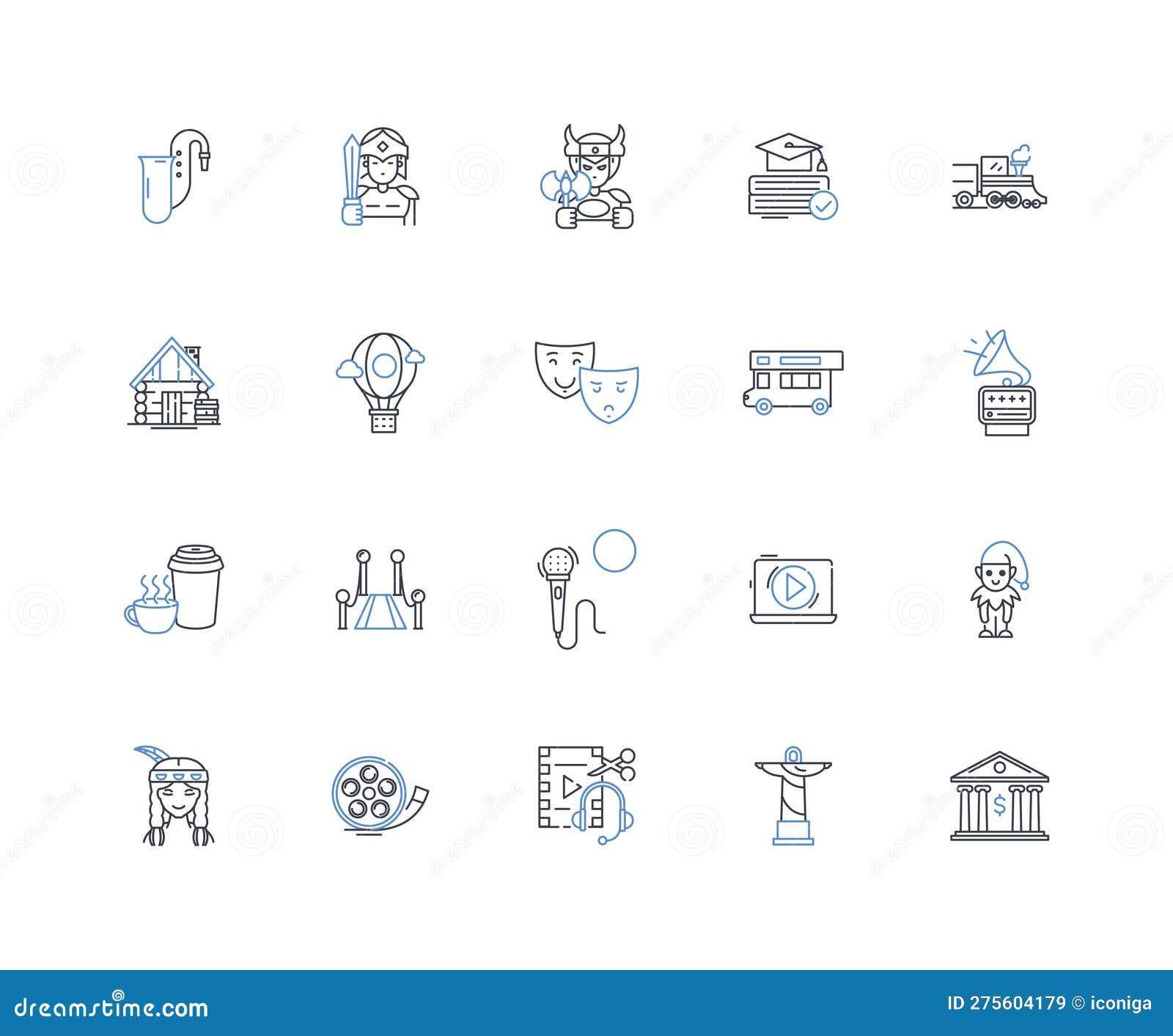 Philosophy Line Icons Collection. Existence, Reason, Ethics, Logic ...