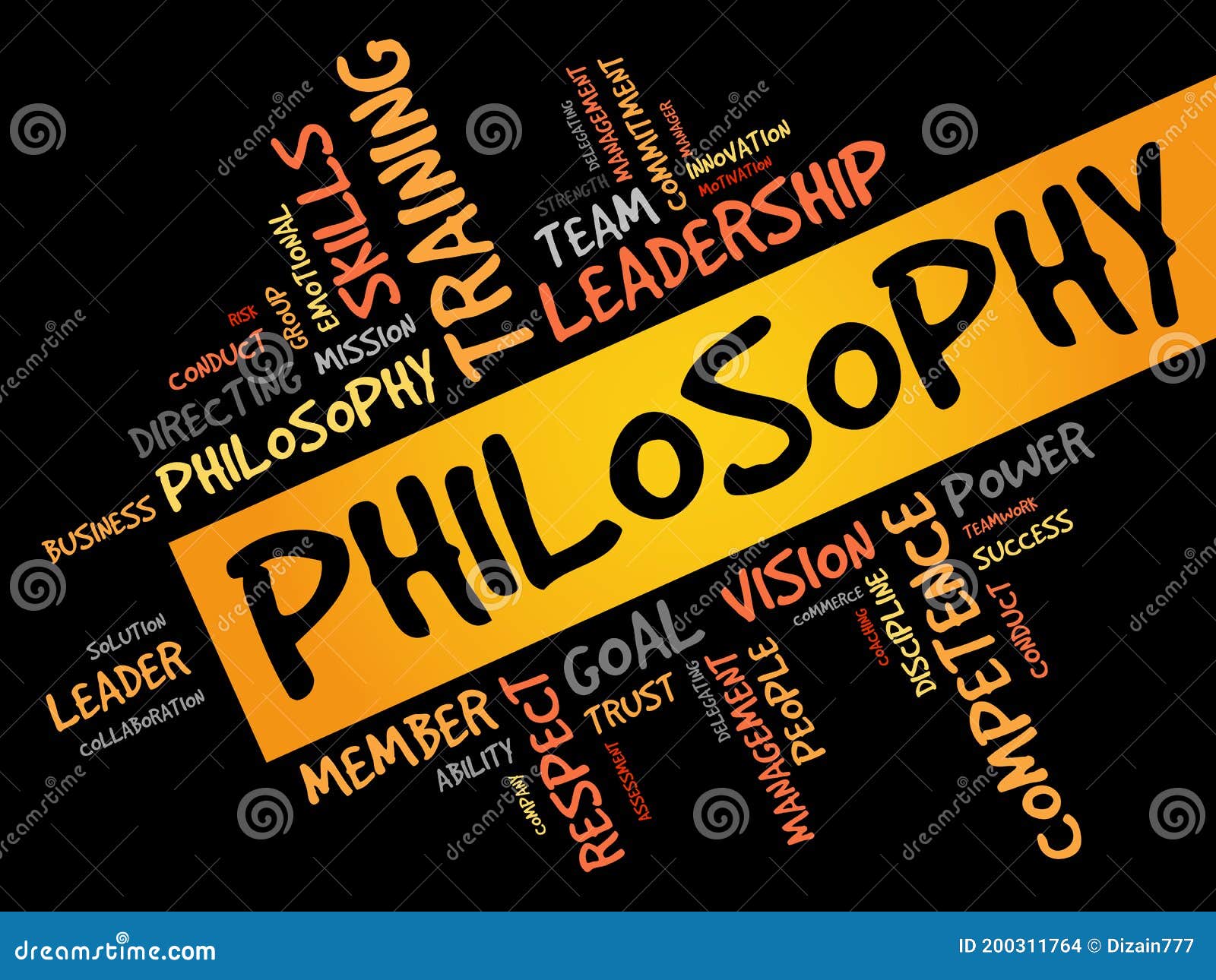 Philosophy word cloud stock illustration. Illustration of philosophy ...