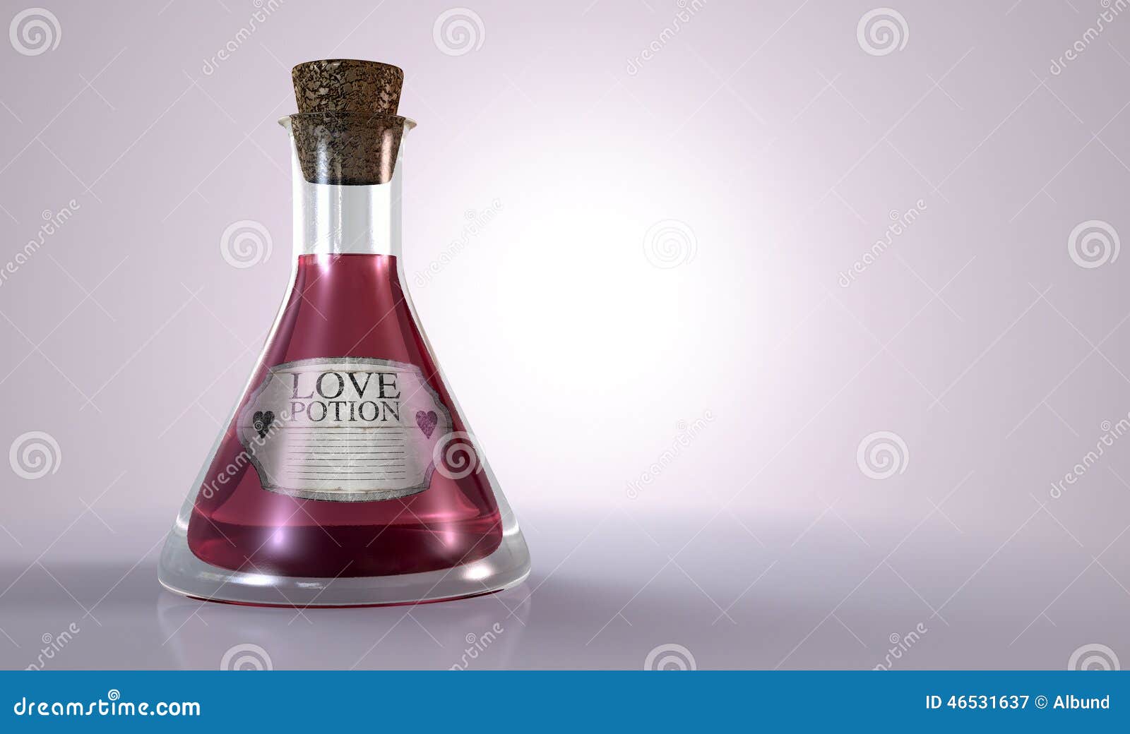 Philtre d'amour illustration stock. Illustration du magie - 46531637