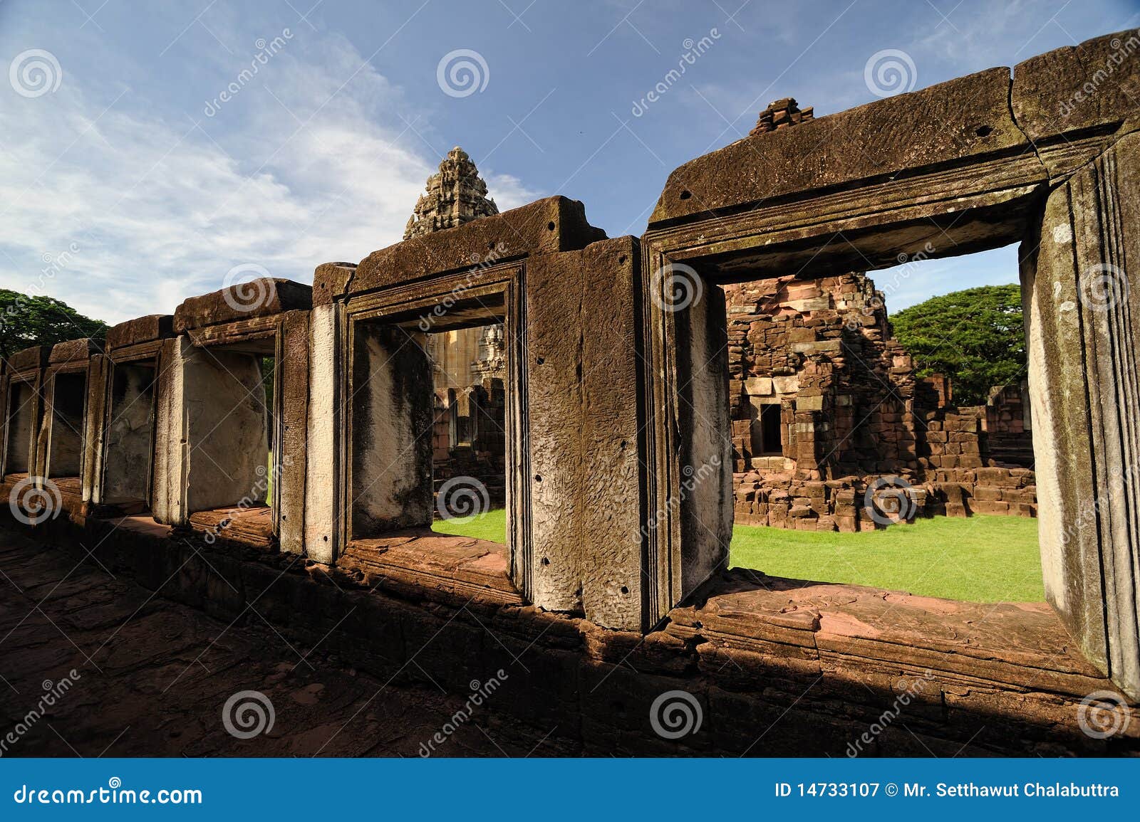Phimai Temple Historical Park Stock Image - Image of tourism, thailand ...