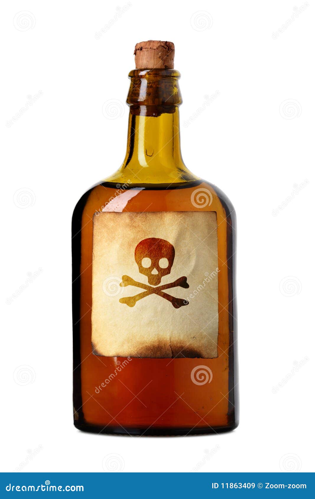 Phiole mit Gift stockbild. Bild von flasche, medizinisch - 11863409