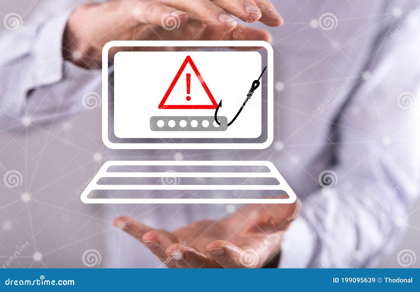 Concept of phishing stock image. Image of security, scam - 199095639