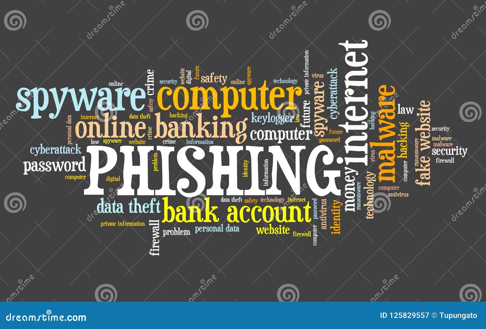 Phishing cyber security stock illustration. Illustration of data ...