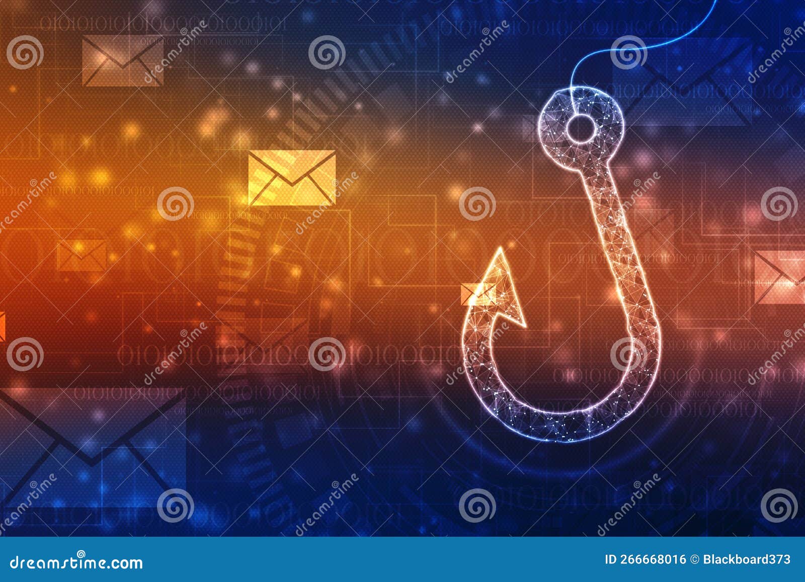 Phishing Email, Data Breach, Theft, Steal. Data Hacking Background ...