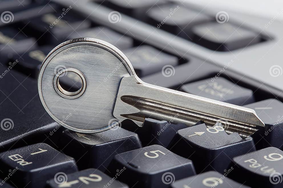 Phishing, Hacking Personal Data and Money , Key and Hook on Computer ...